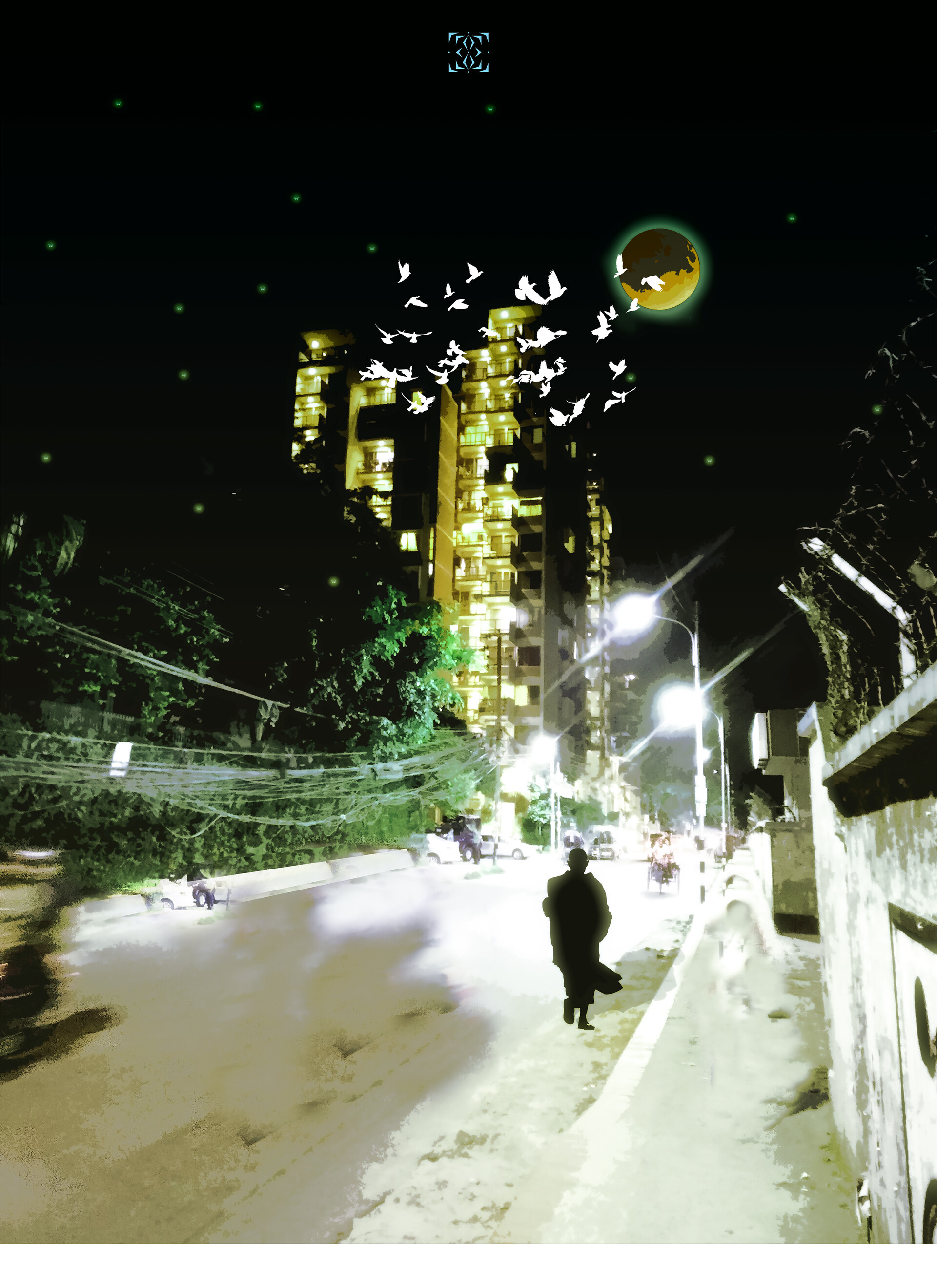 ArtStation - Neon Night wallpaper Challange_01