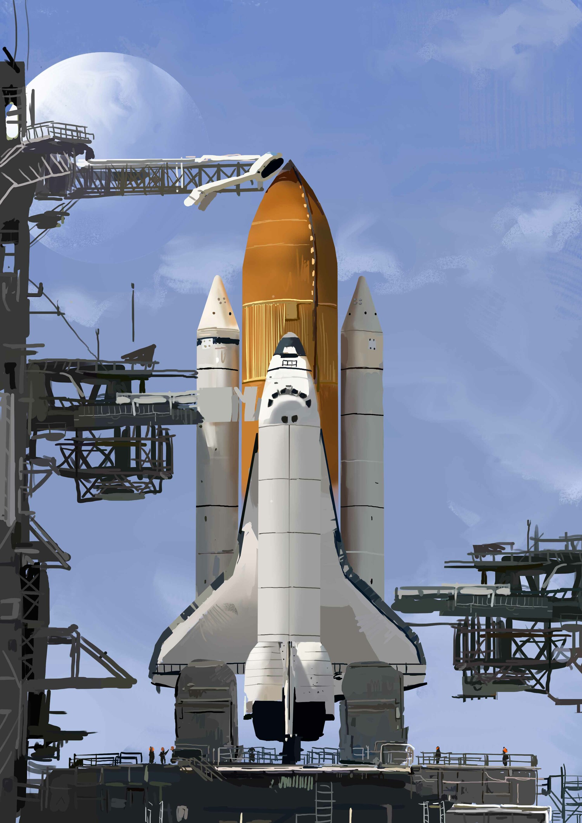 ArtStation - space shuttle