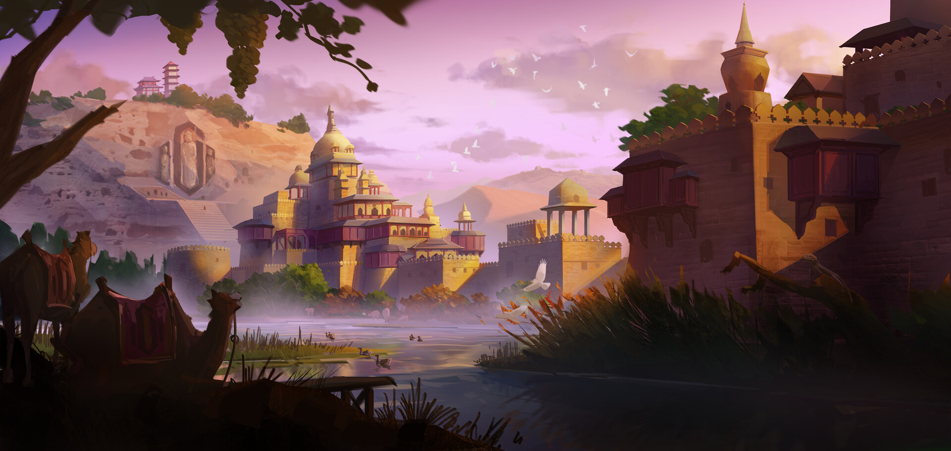 ArtStation - Pure land of Loulan