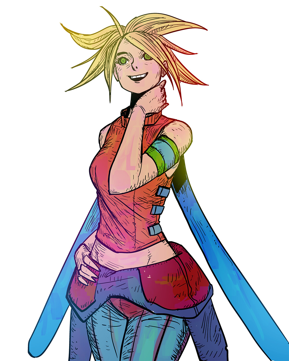 ArtStation - Rikku, Dave CaveDraws