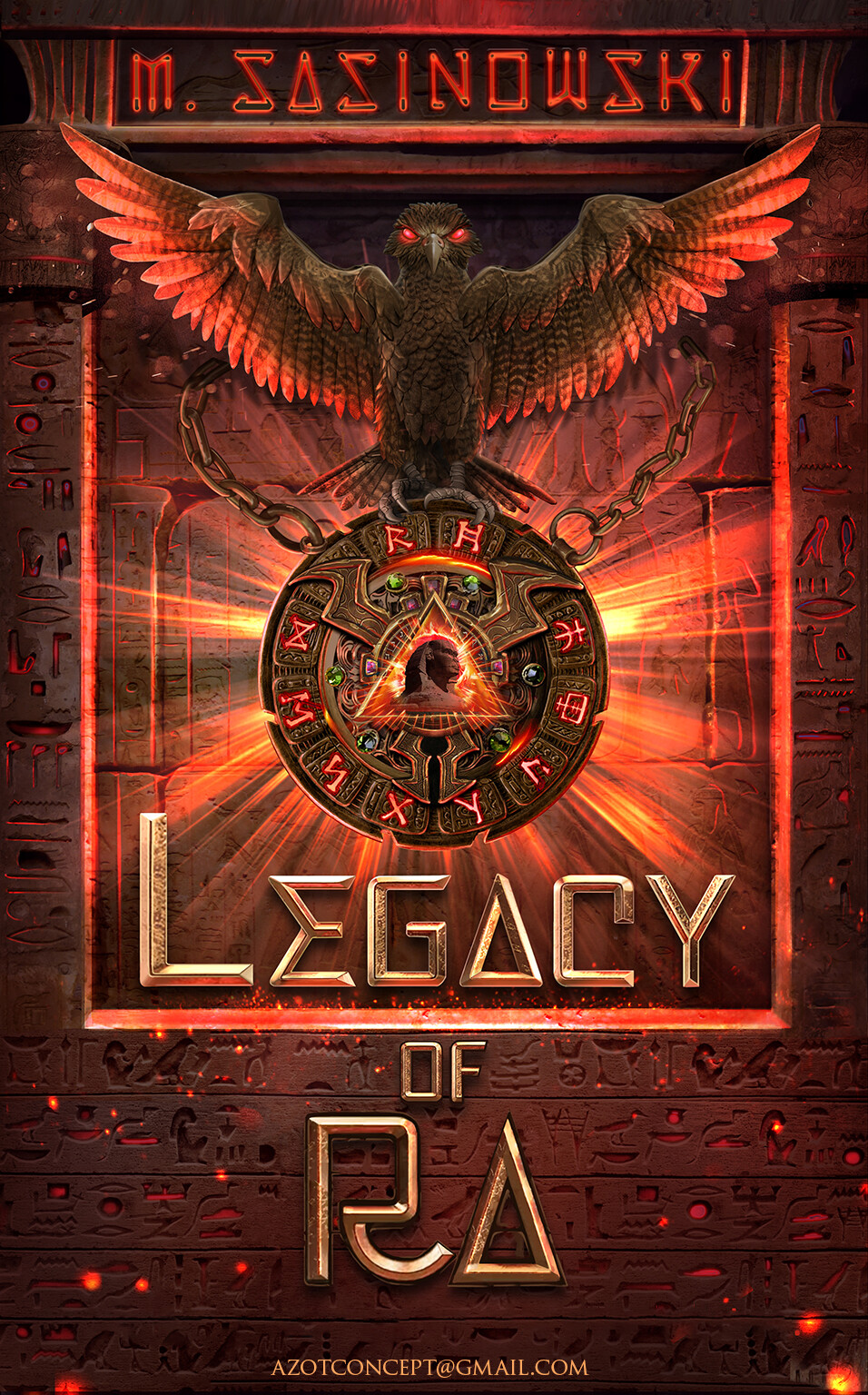 ArtStation - Heir of RA 3 Book Cover