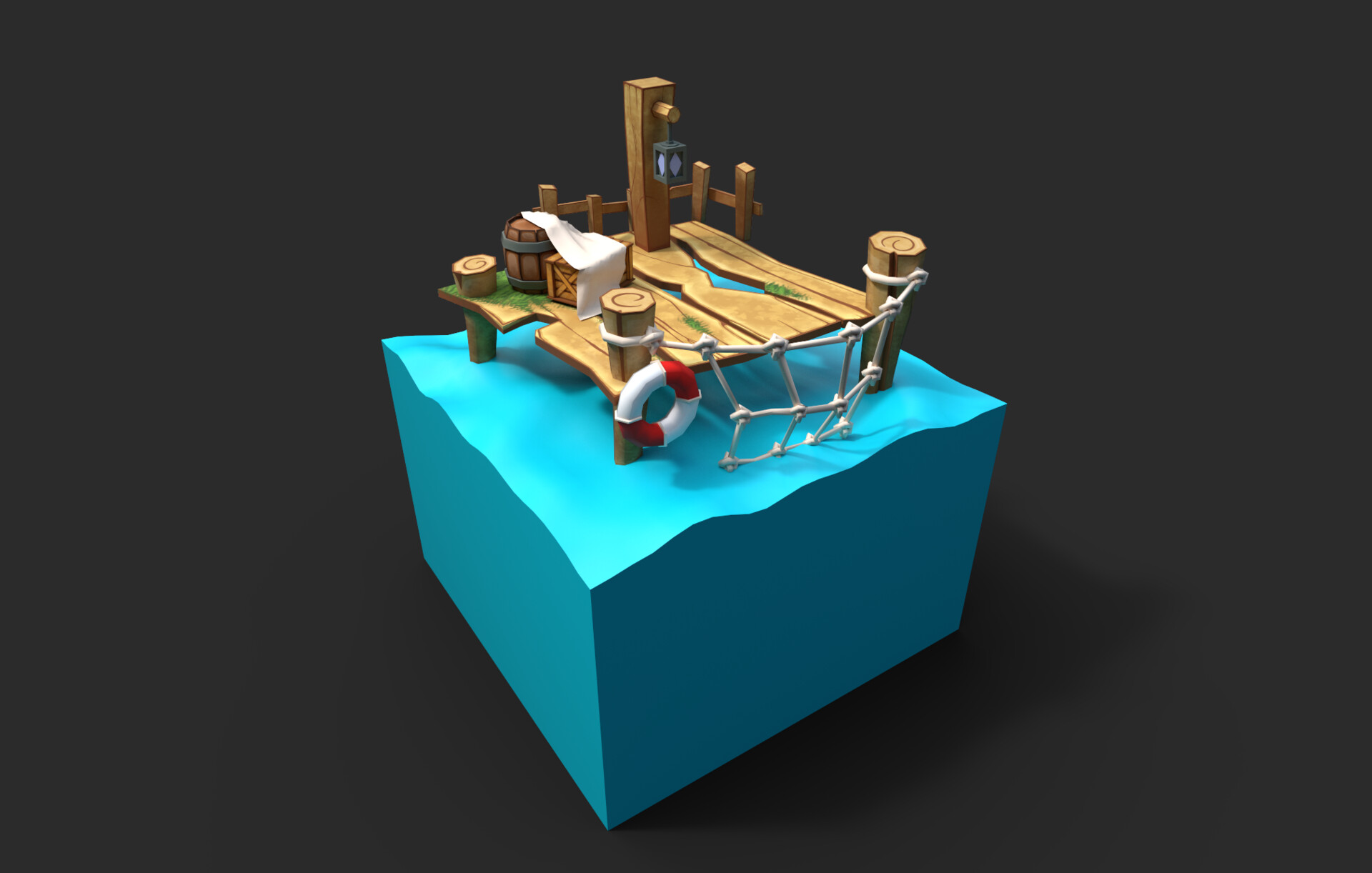 ArtStation - Raft Scene