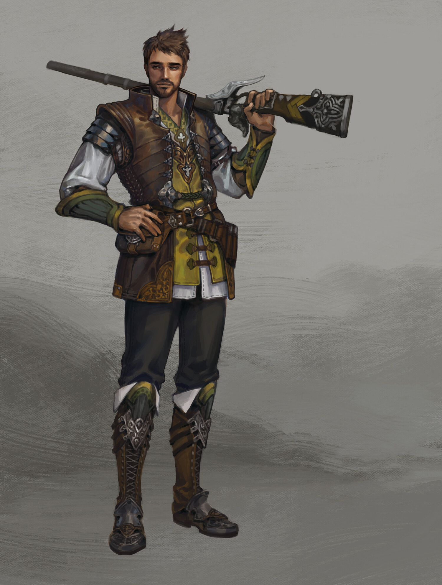 ArtStation - musketeer dude