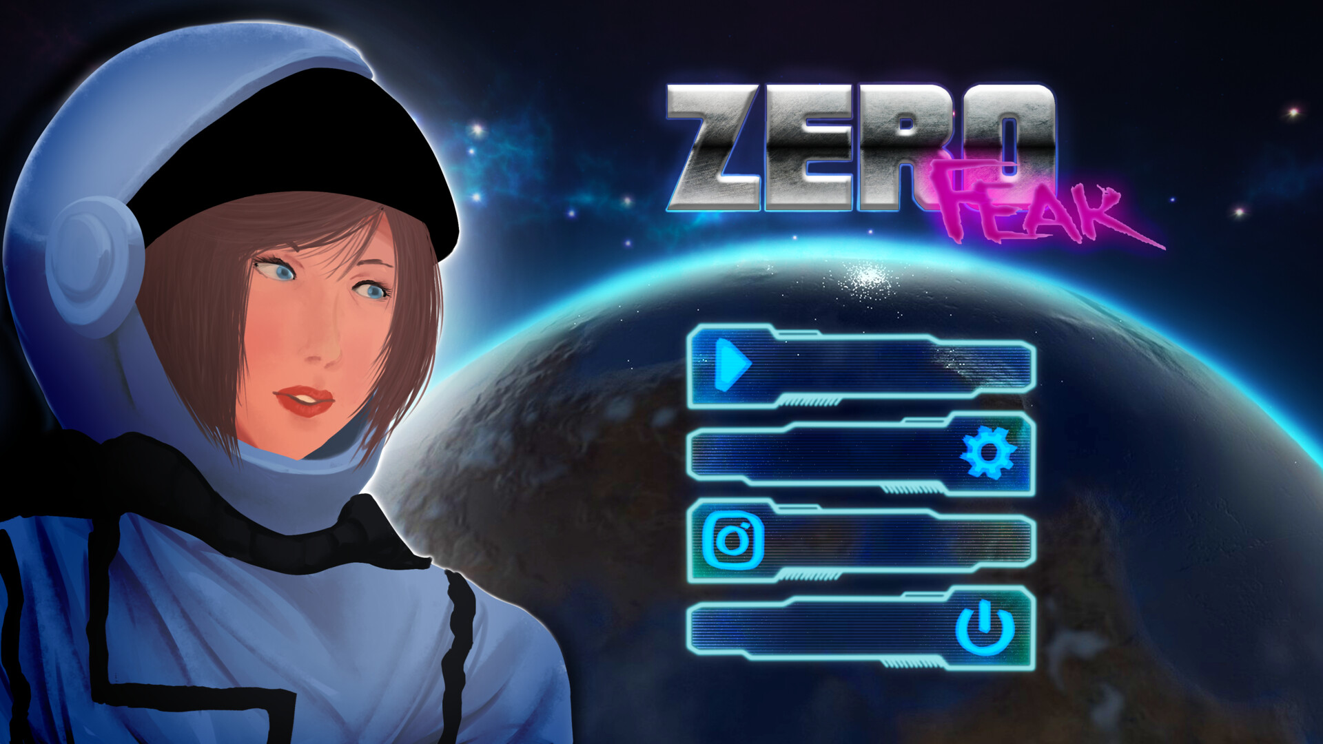 ArtStation - Zero Fear Title Screen