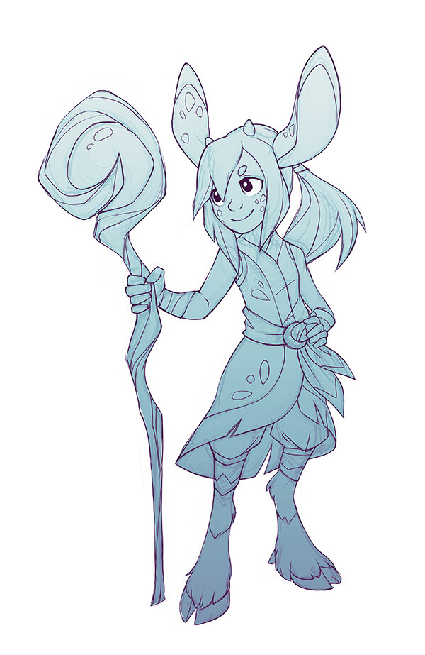 ArtStation - Faun Witch