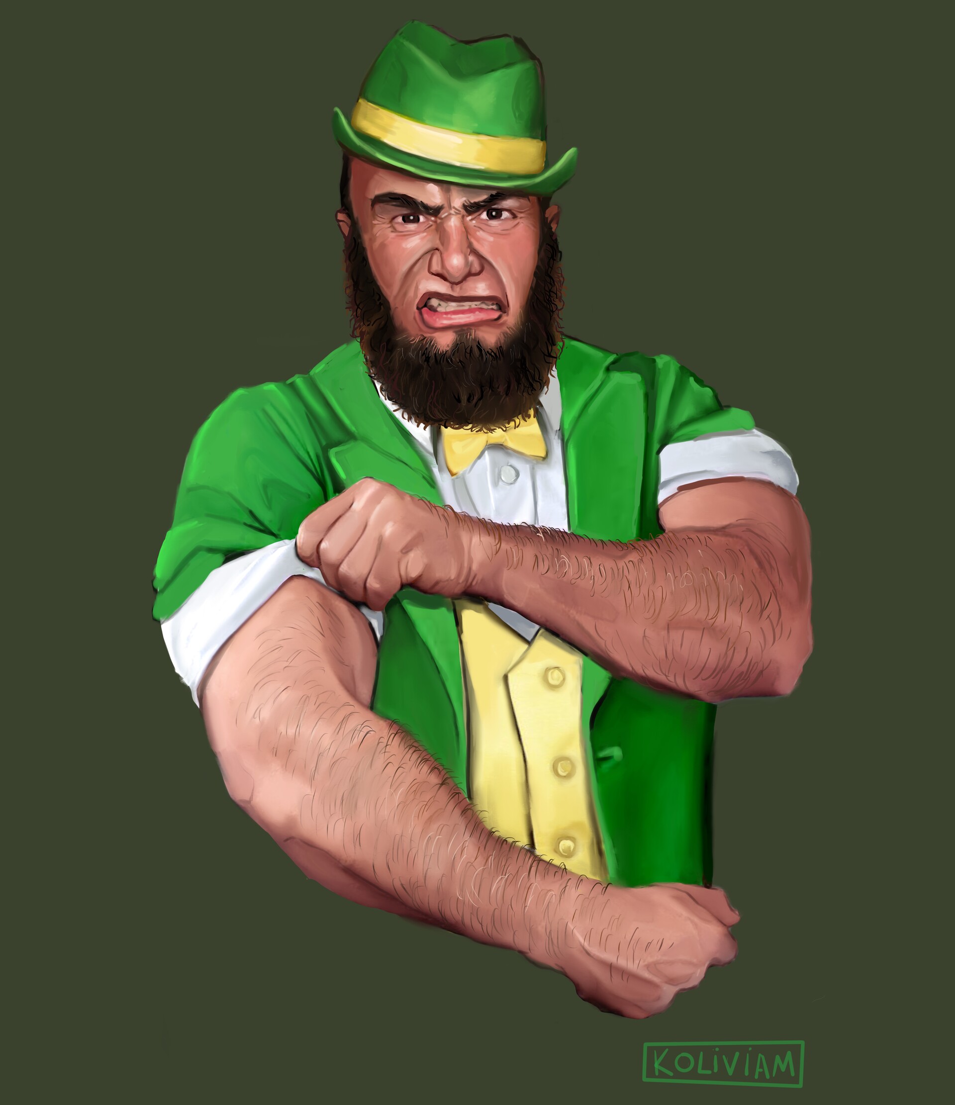 ArtStation - Fighting Irishman
