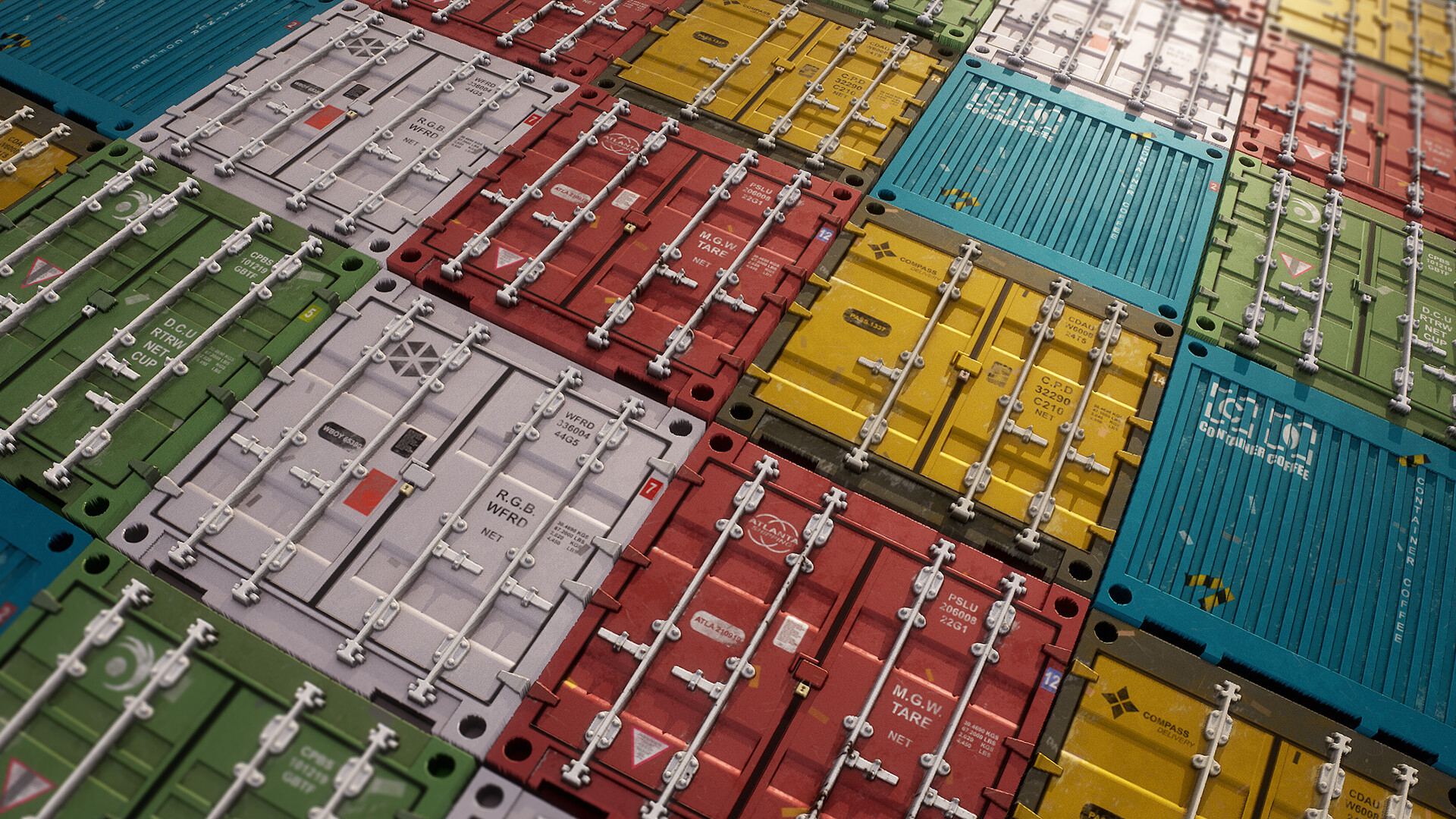 ArtStation - Shipping Containers - Substance Designer