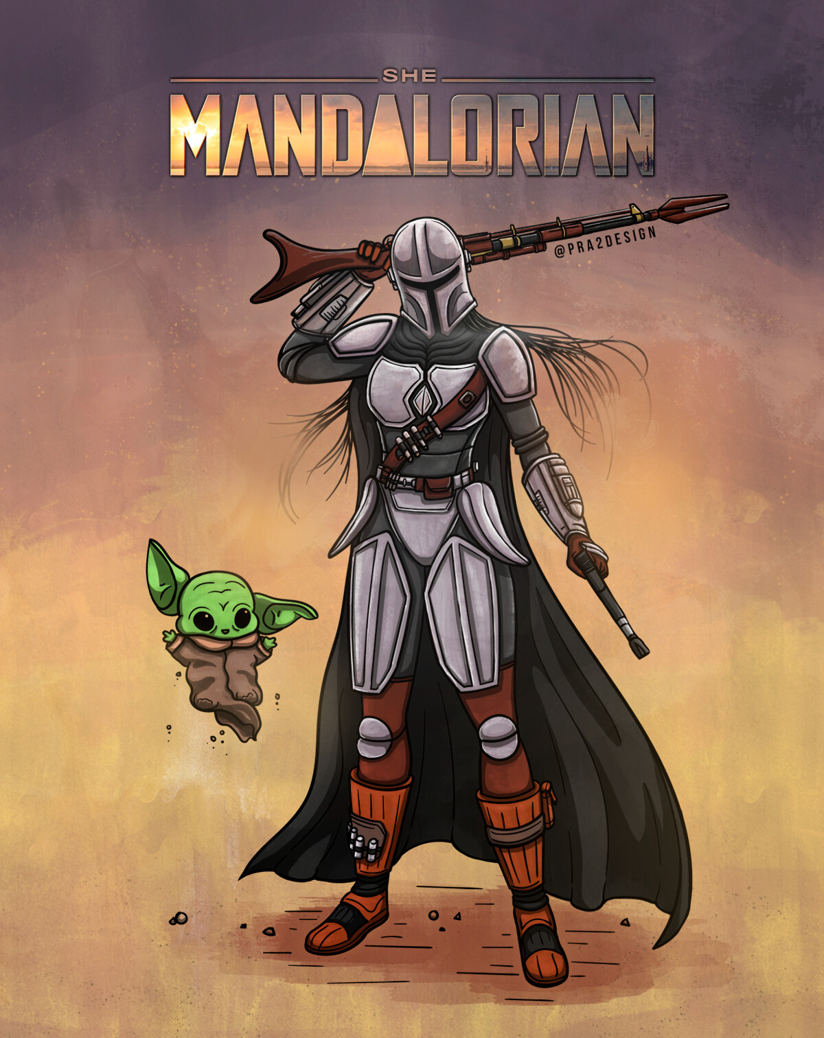 ArtStation - SHE MANDALORIAN