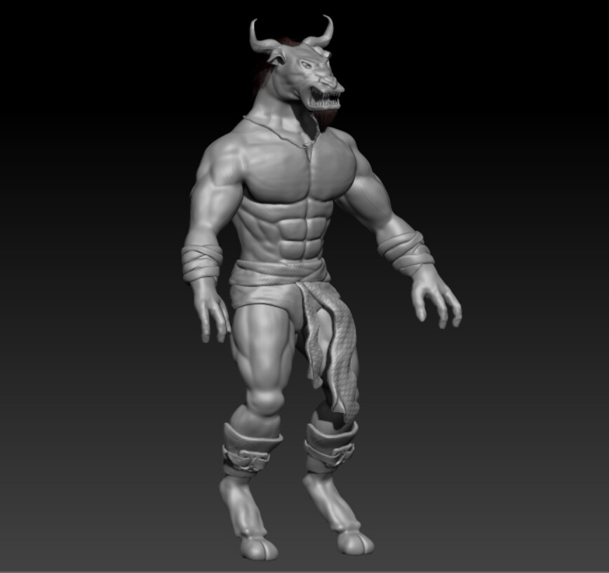 ArtStation - Minotaur 3D Model
