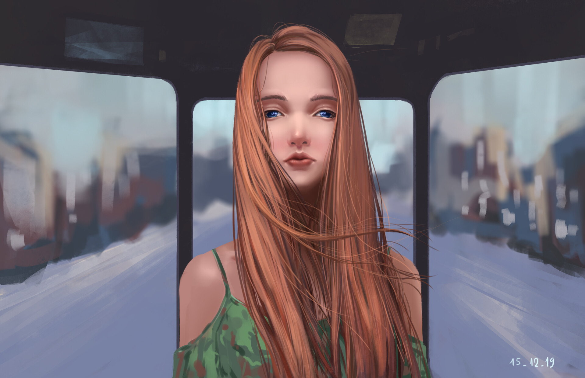 ArtStation - Chill girl