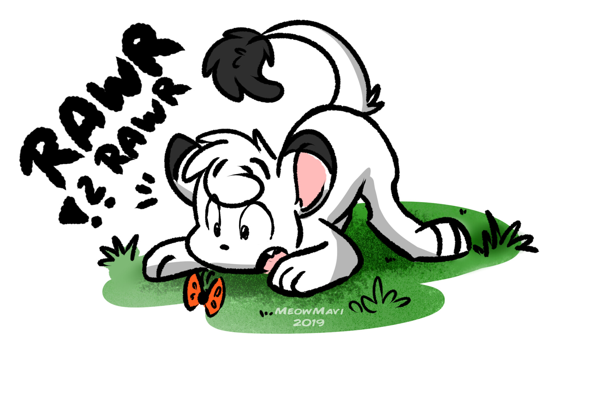 how to draw kimba the white lion