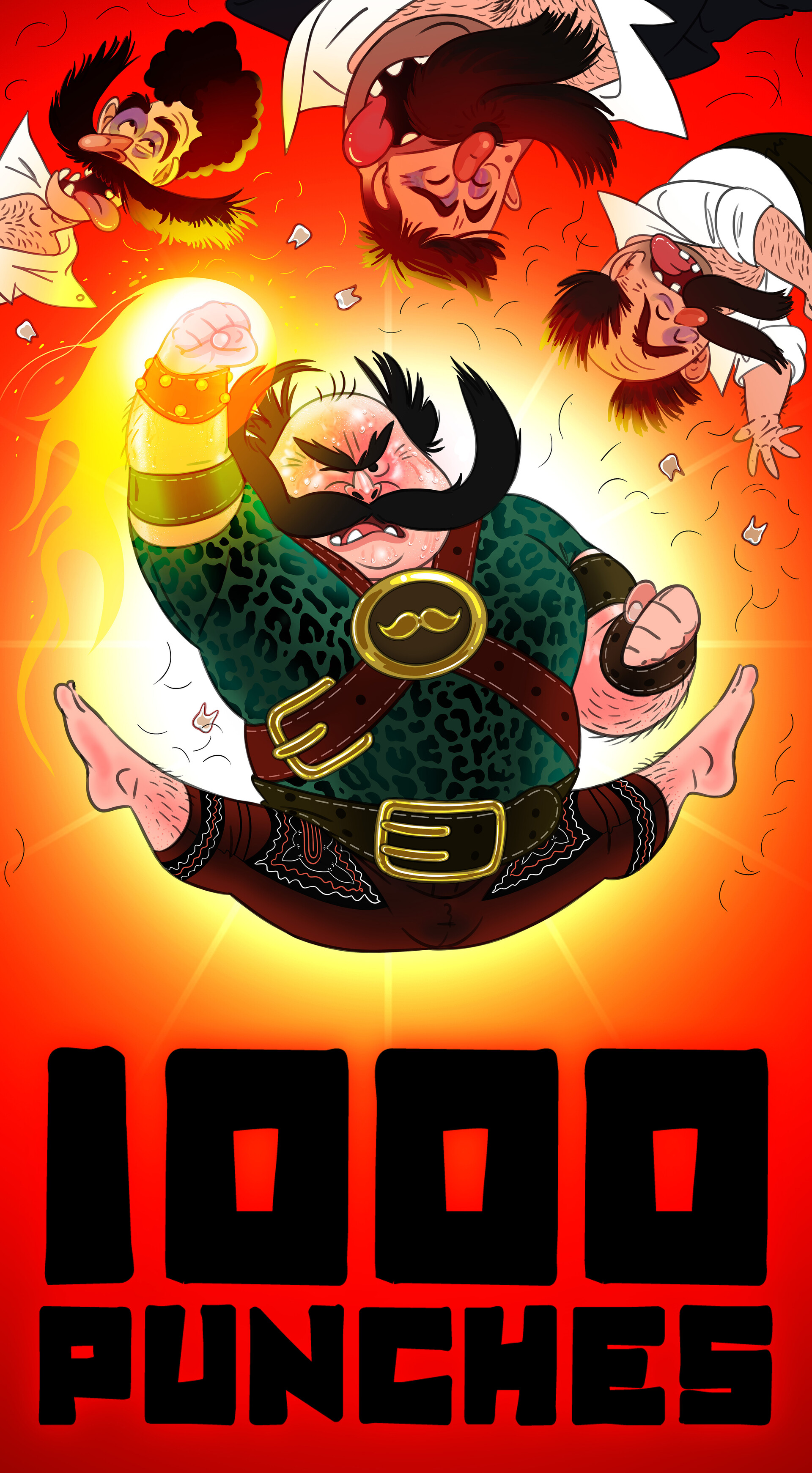 SAEEED.GZ - 1000 PUNCHES : Poster