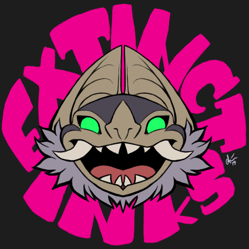 ArtStation - Extinct Inks Logo 2019