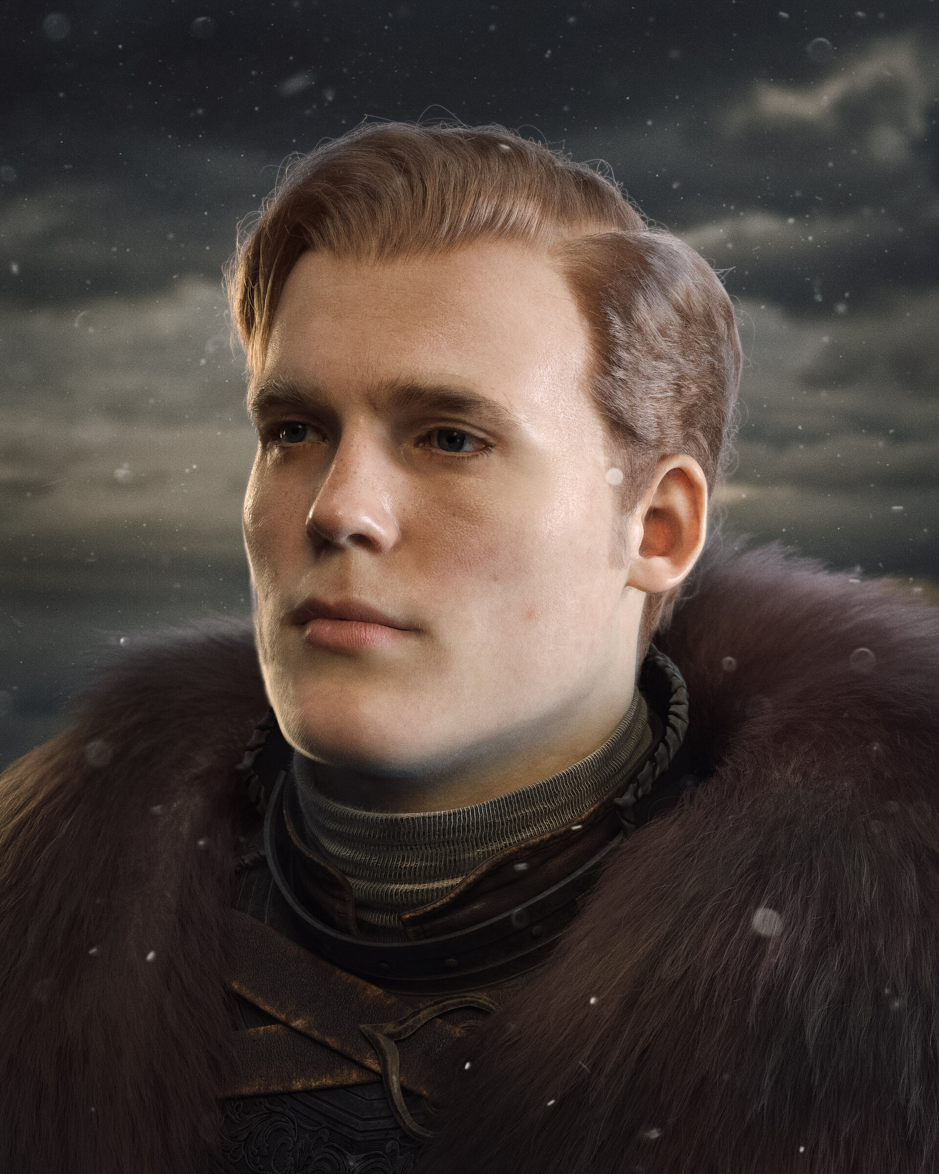 ArtStation - Self Portrait - Knight