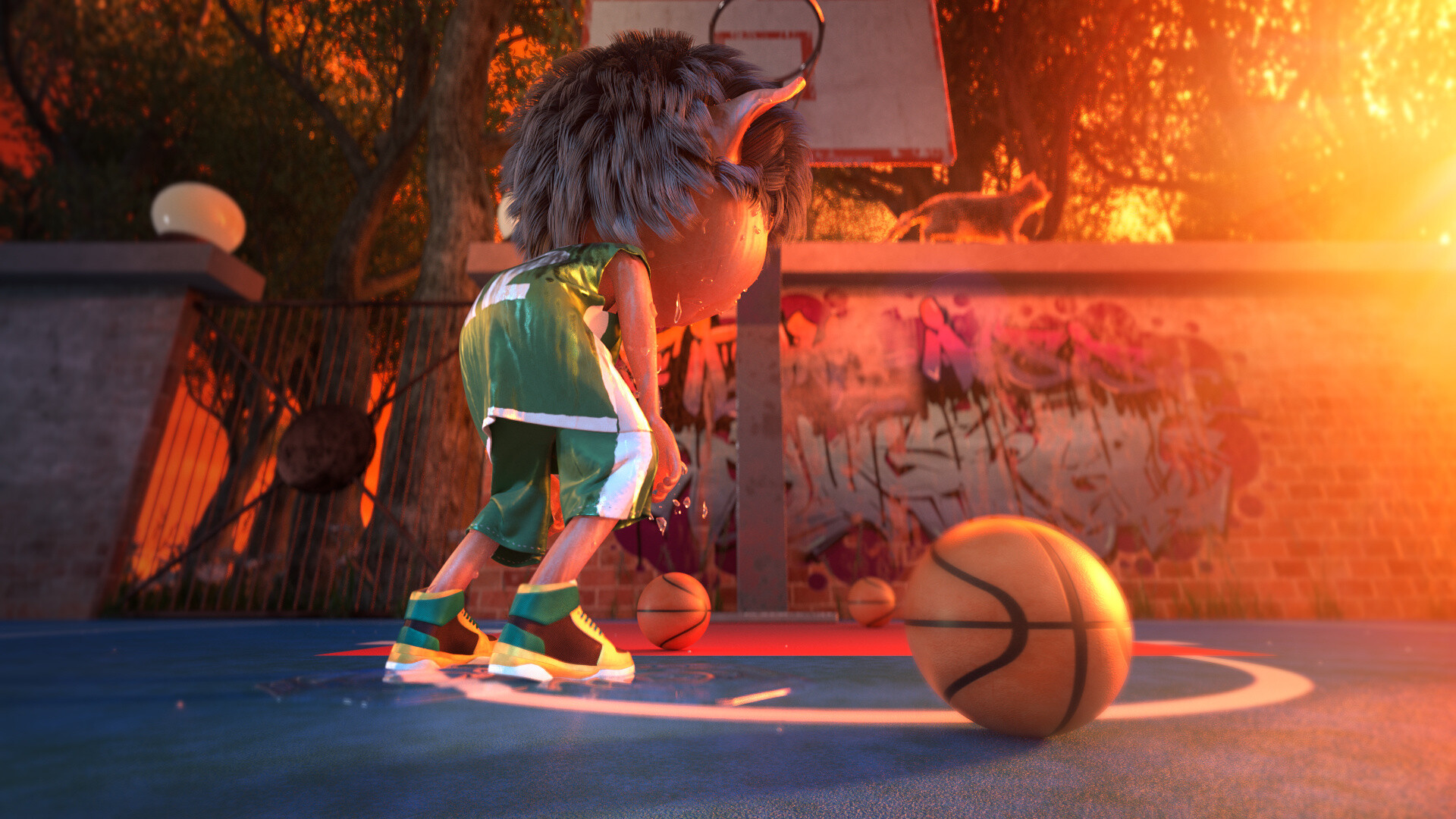 ArtStation - play basketball