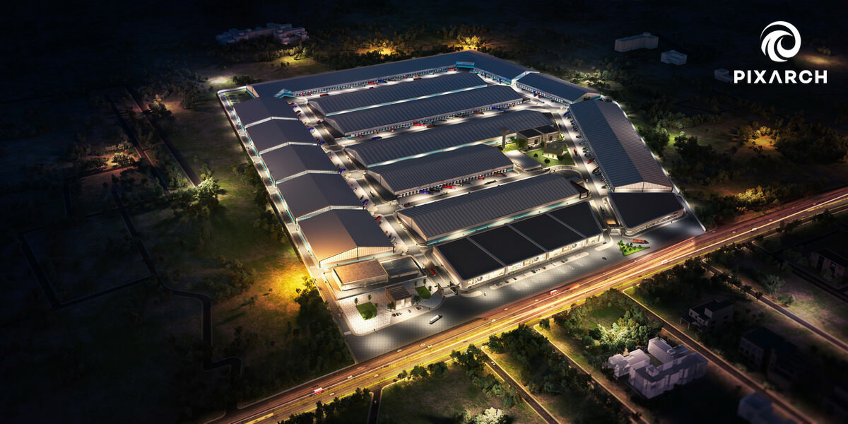 ArtStation - Falcon Logistics Park by Pixarch