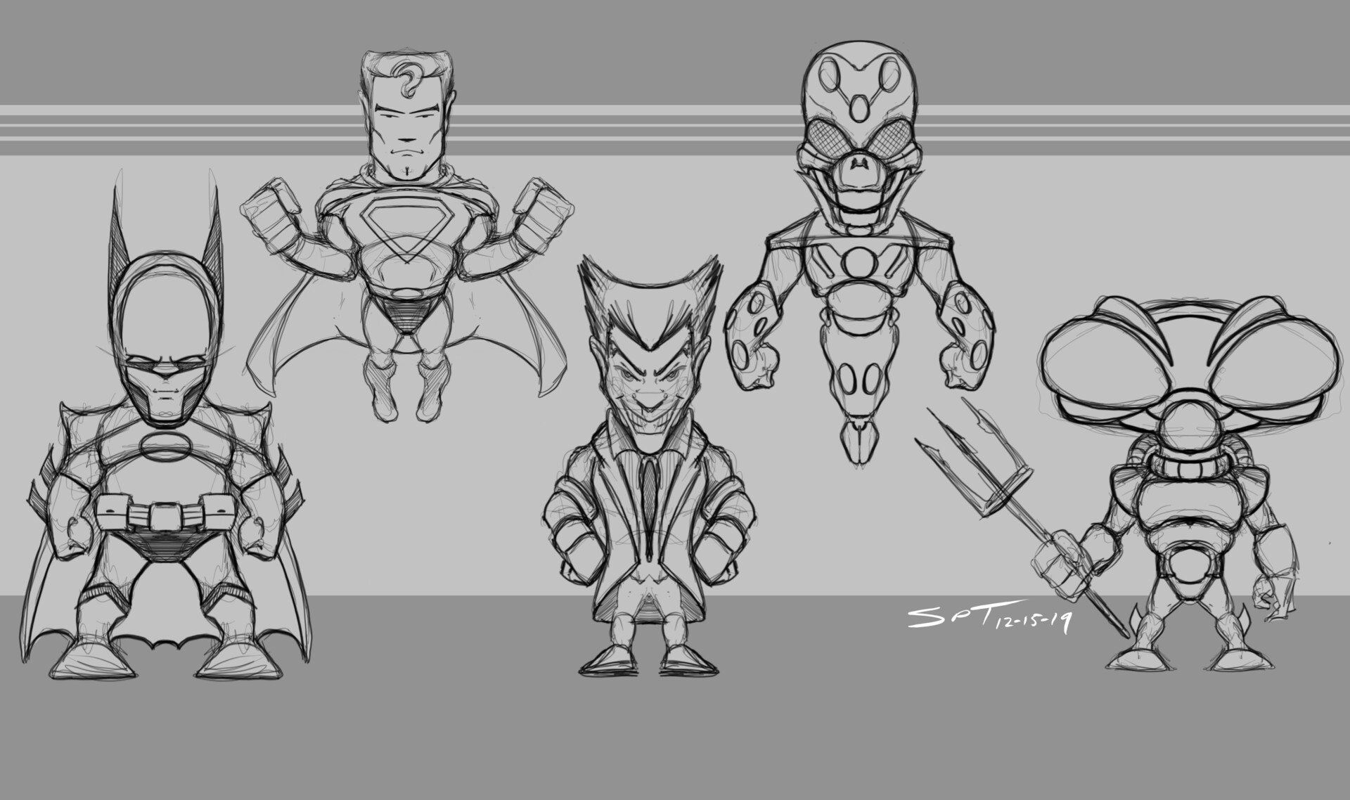 ArtStation - DC character sketches