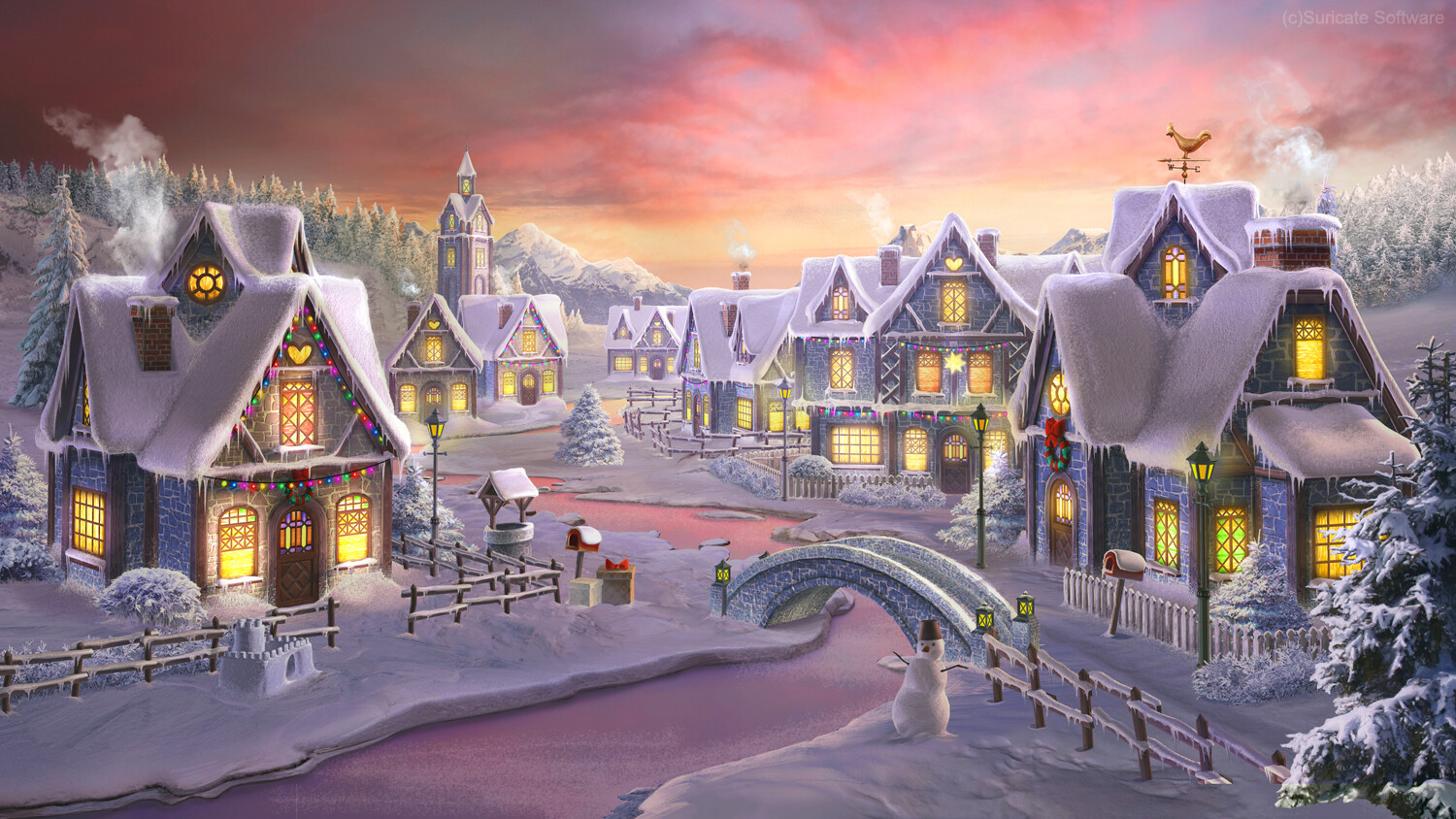 ArtStation - Xmas Village