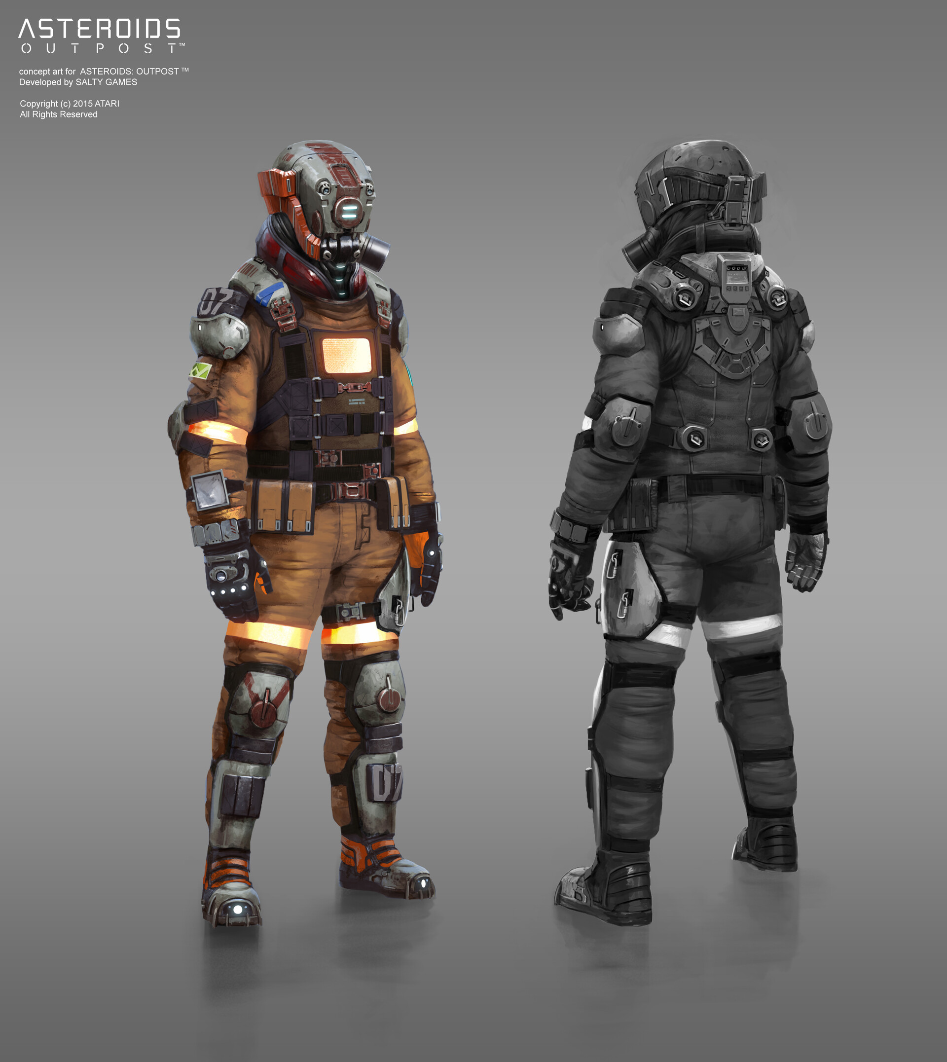 ArtStation - Asteroids Outpost Concept Art