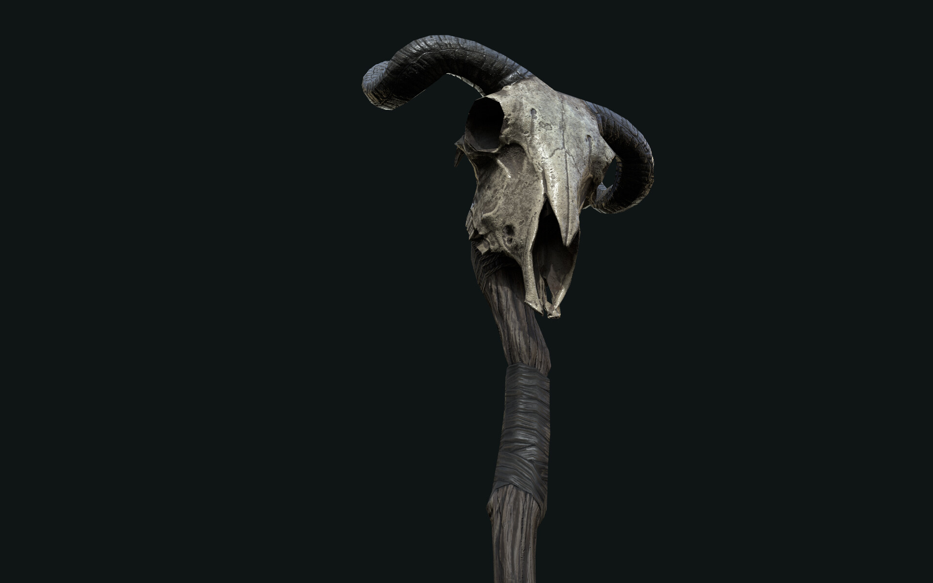 ArtStation - Animas Skull Staff
