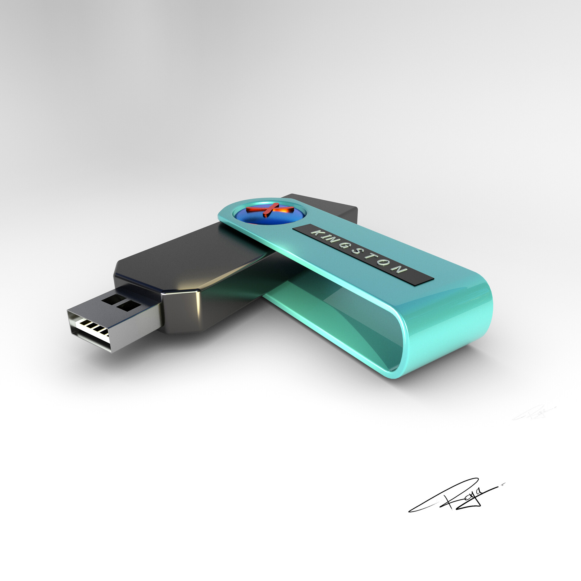 ArtStation - pen drive model