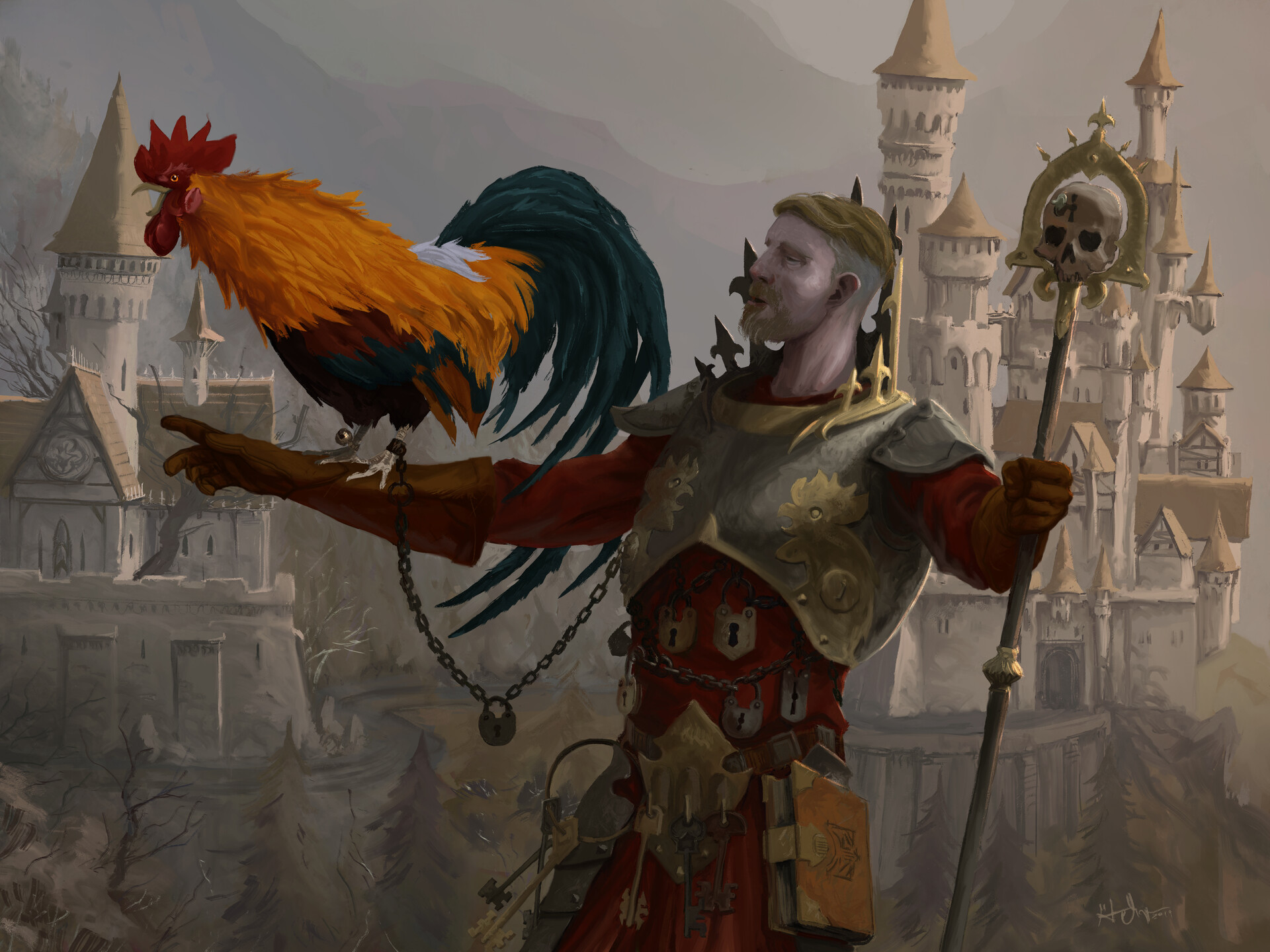 ArtStation - Castle wizard