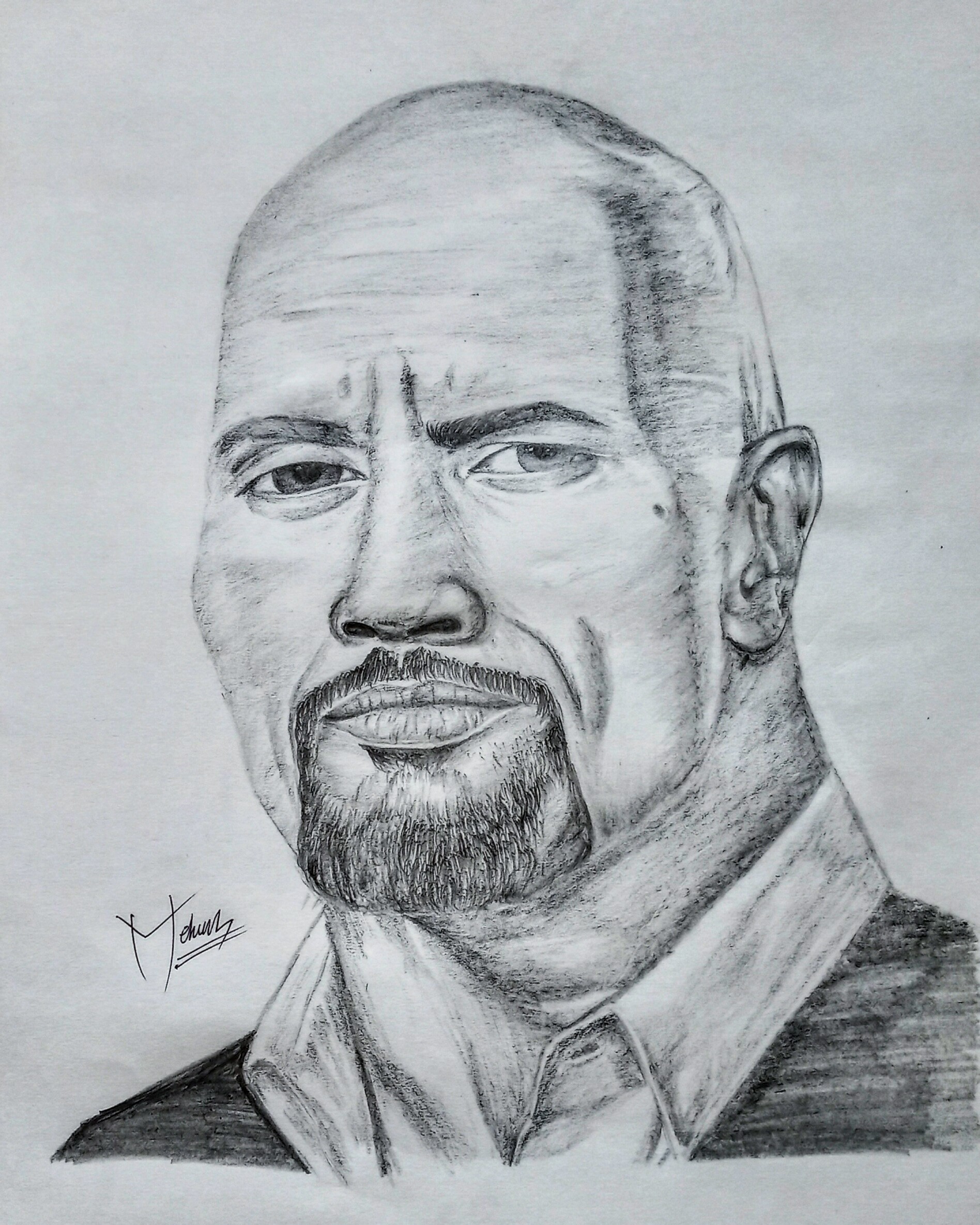 ArtStation - The Rock Sketch