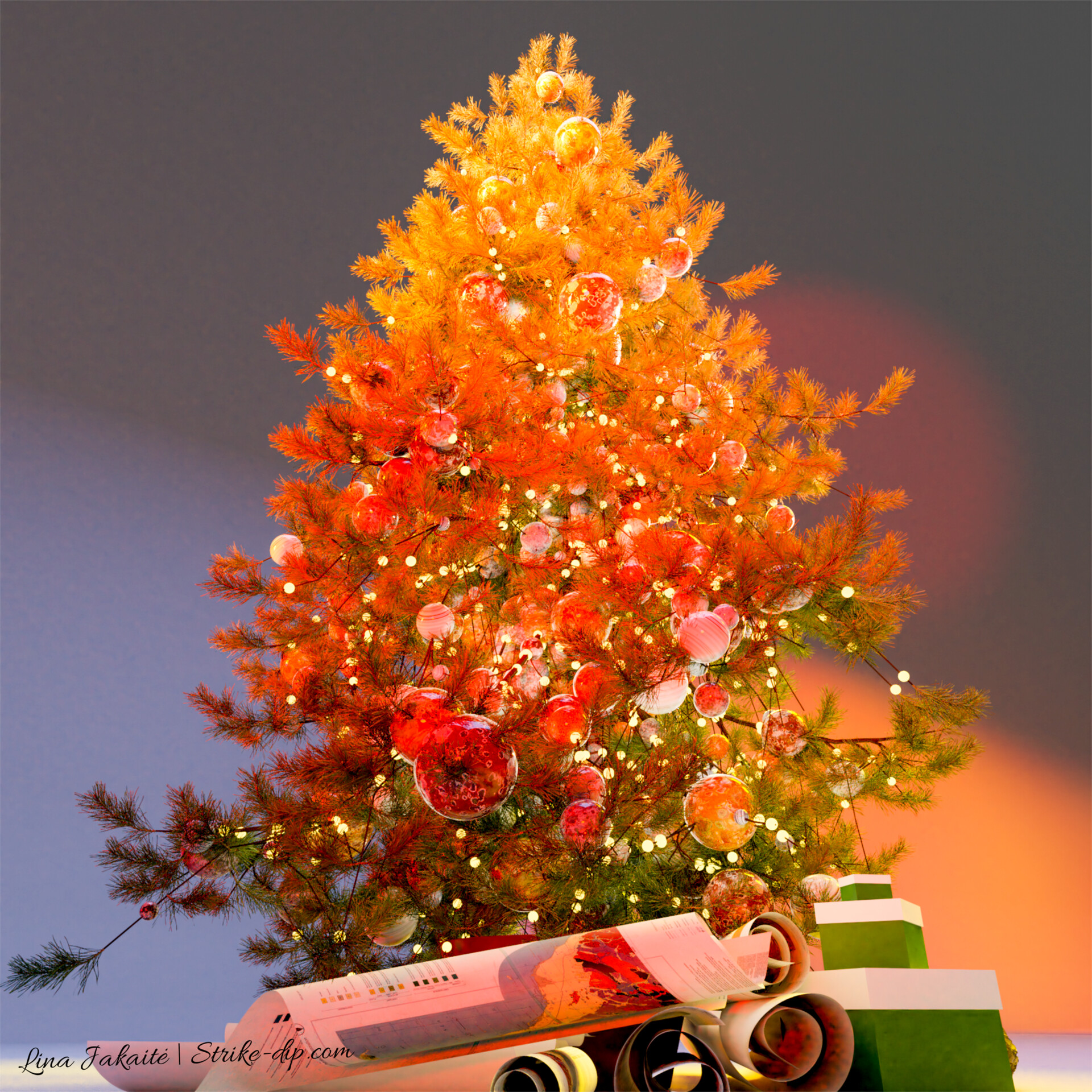 ArtStation - Geo-Christmas trees