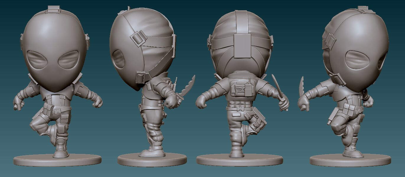 George Crudo - 3D Art Portfolio - Tom Clancy's Rainbow Six Siege Chibi ...