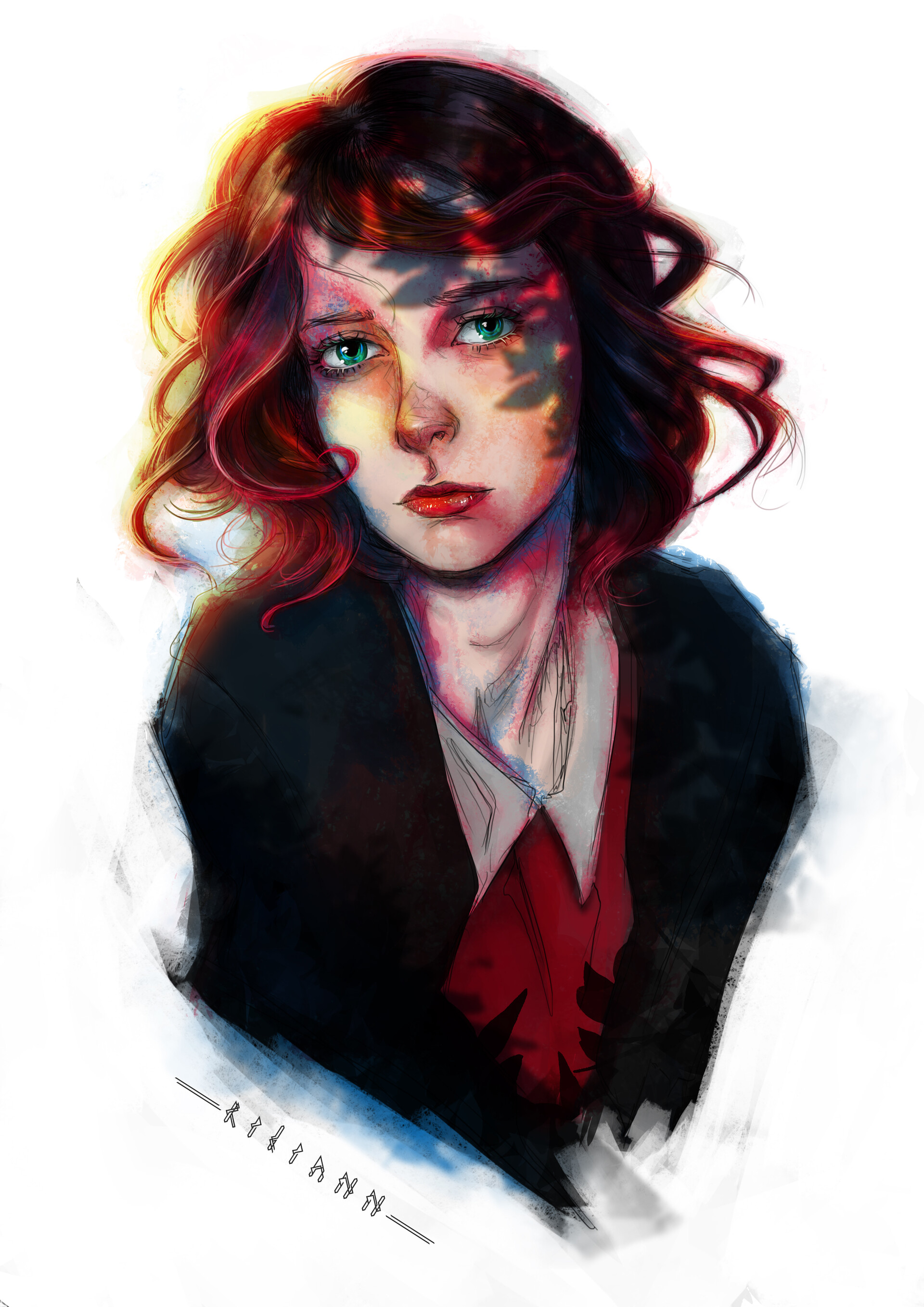 ArtStation - Gabi Cattuzzo portrait