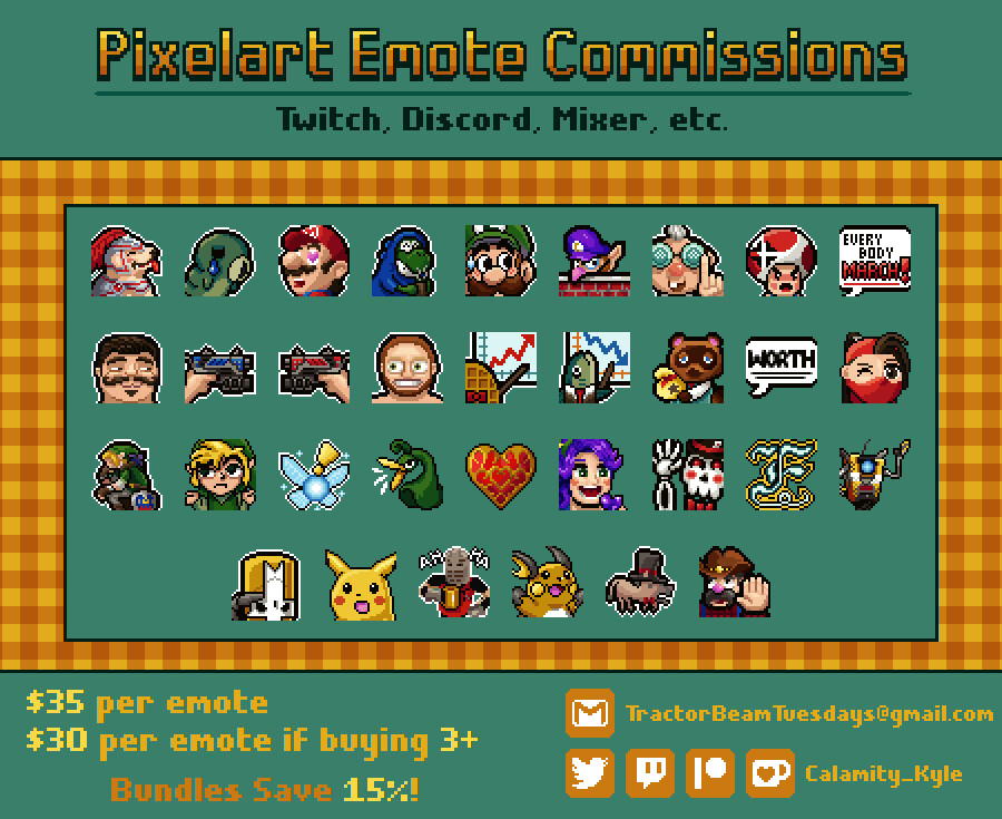 ArtStation - Pixelart Emote Commissions