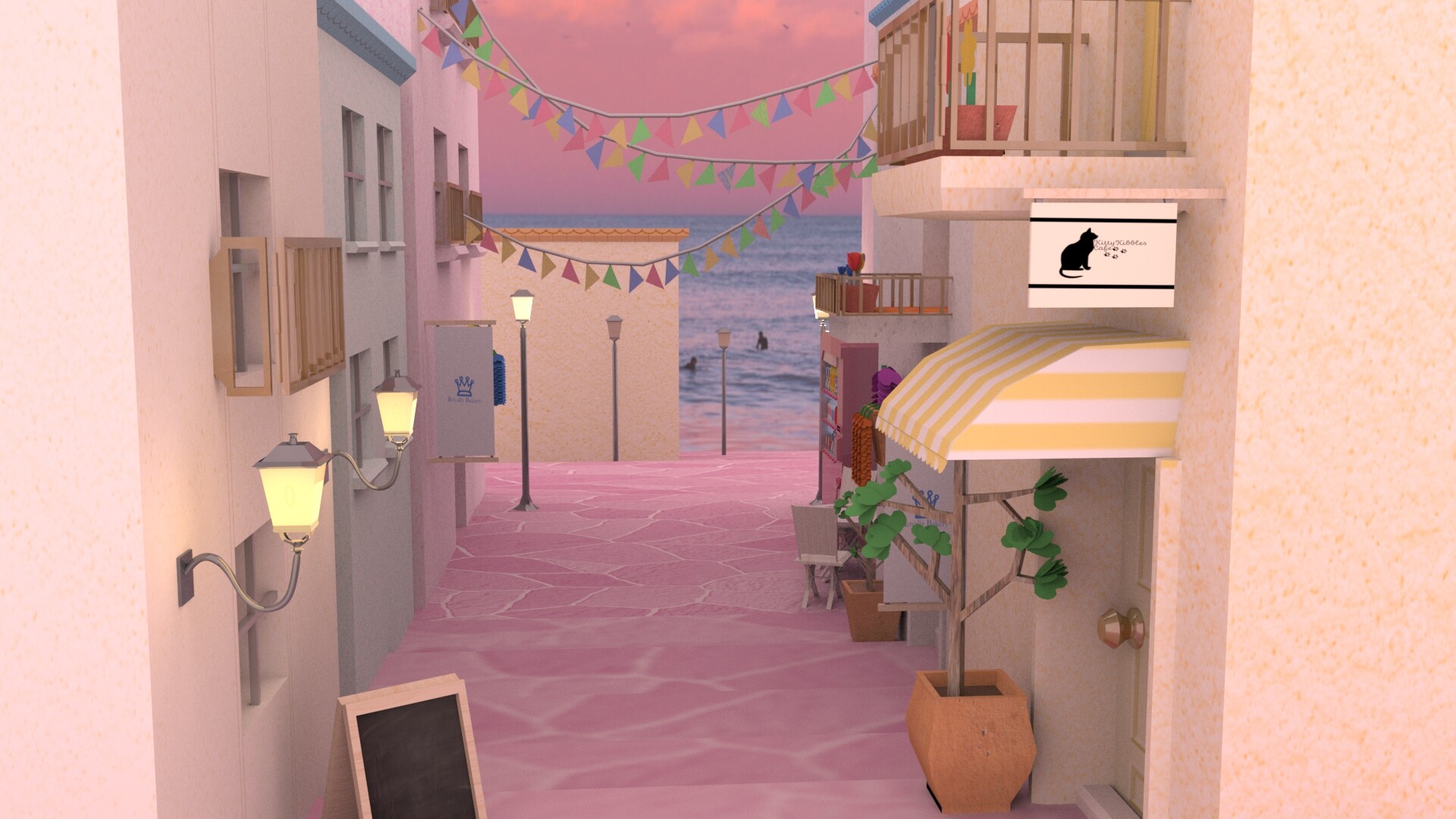 ArtStation - 3D Alleyway