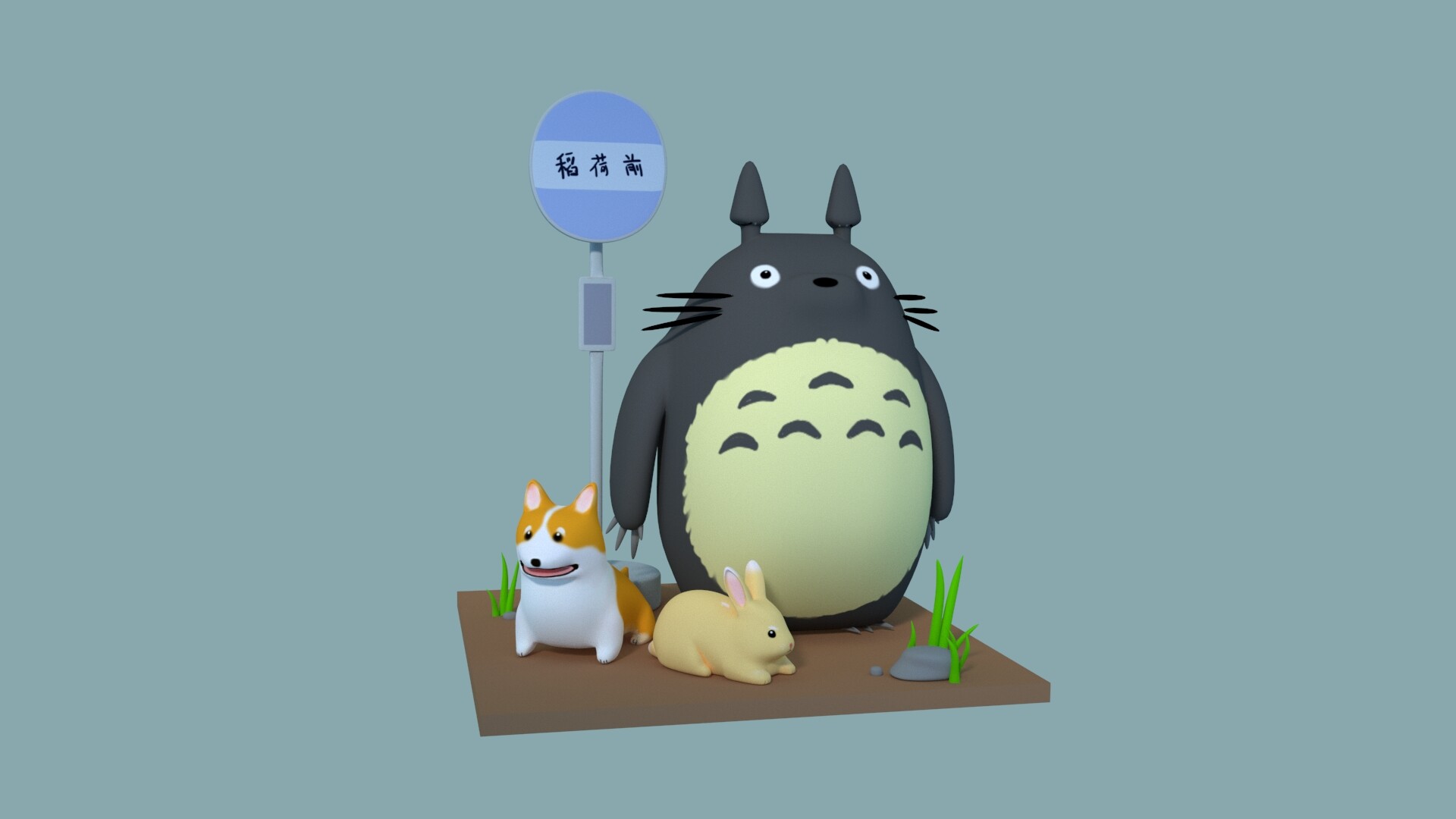 ArtStation - 3D Modeling：Simple Characters