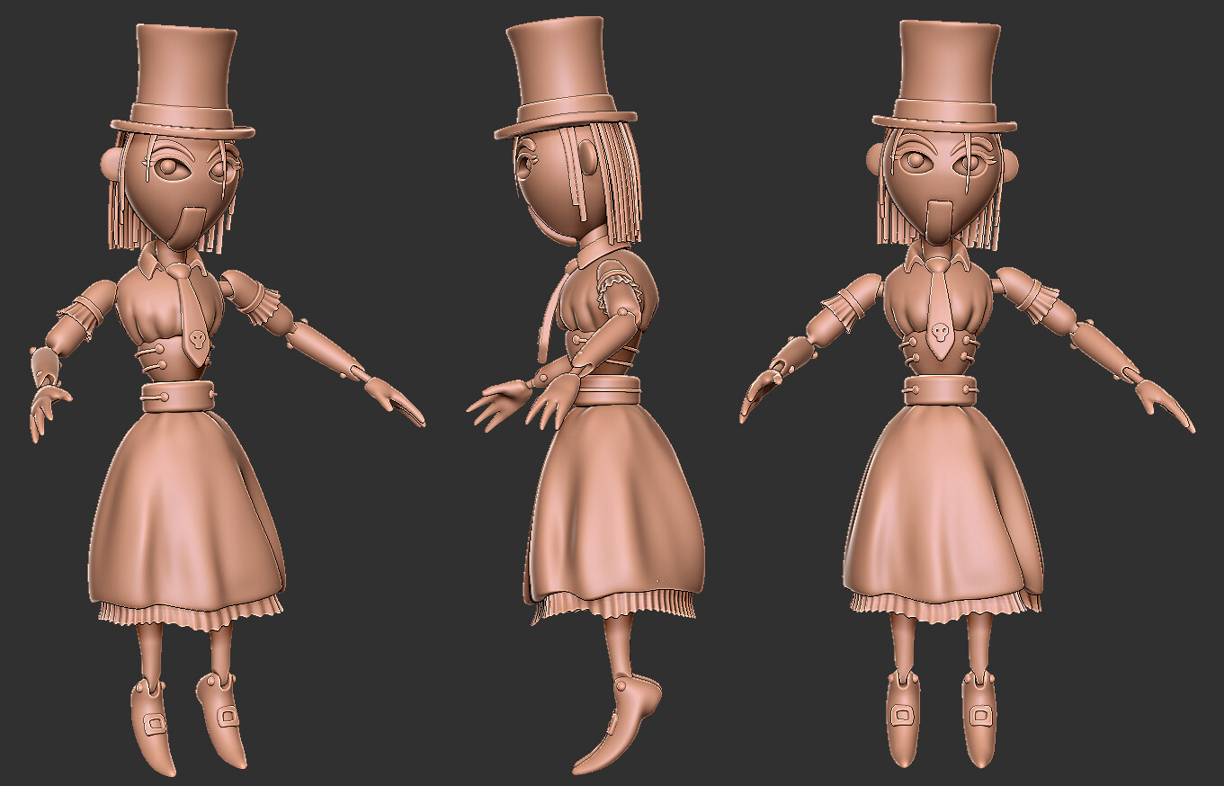 Pascal Cleroux - Miss Undertaker character + Weapon