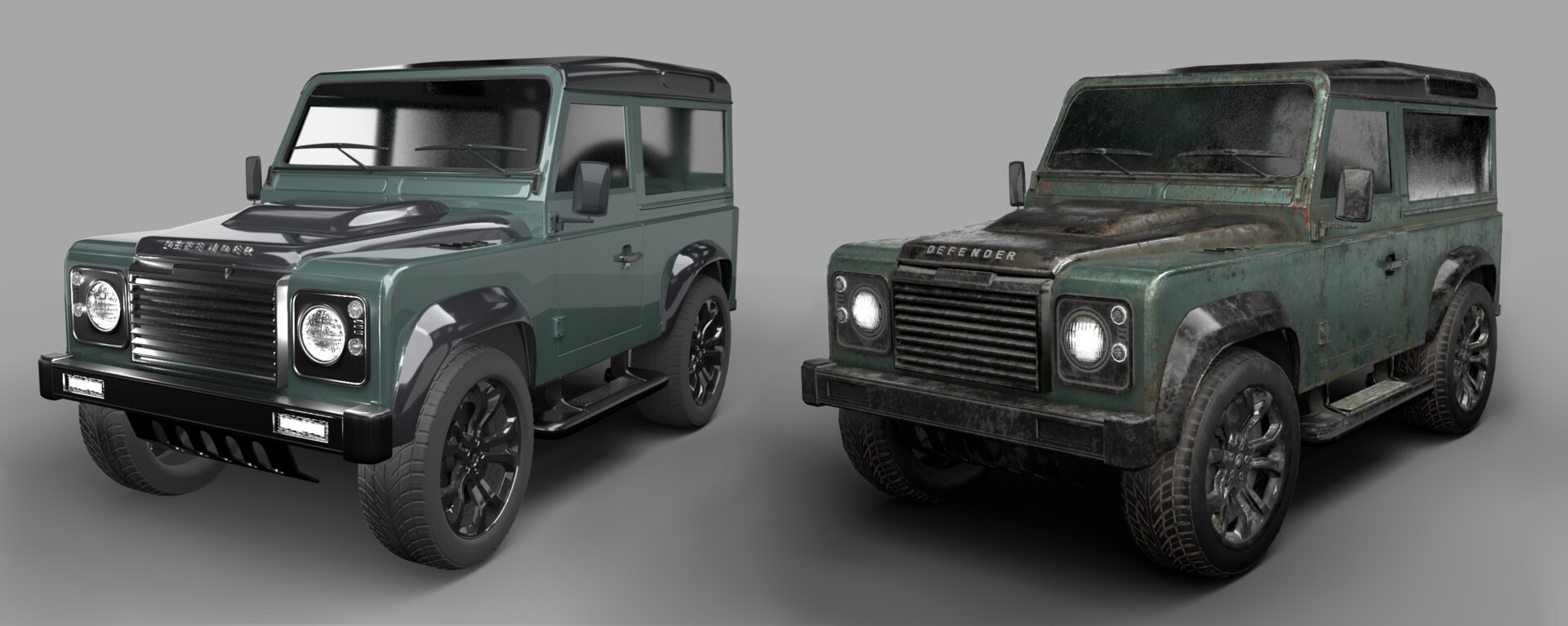 ArtStation - Land Rover Defender 90
