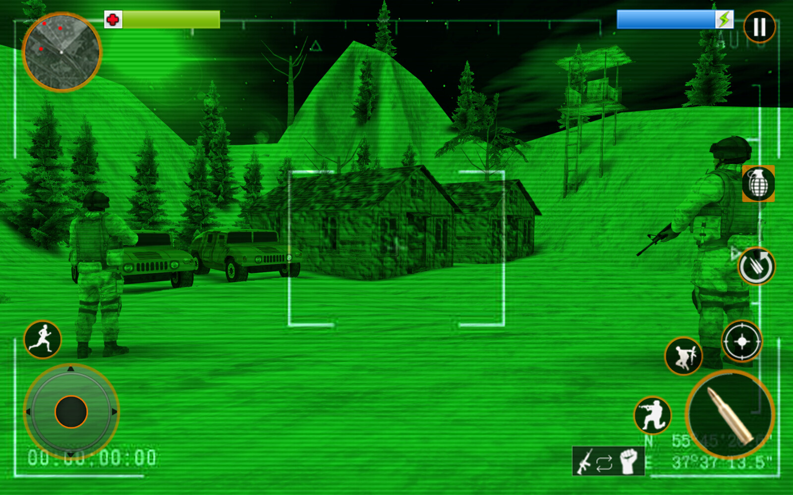 Zohaib Hassan - Night Vision, Game play Screen Render