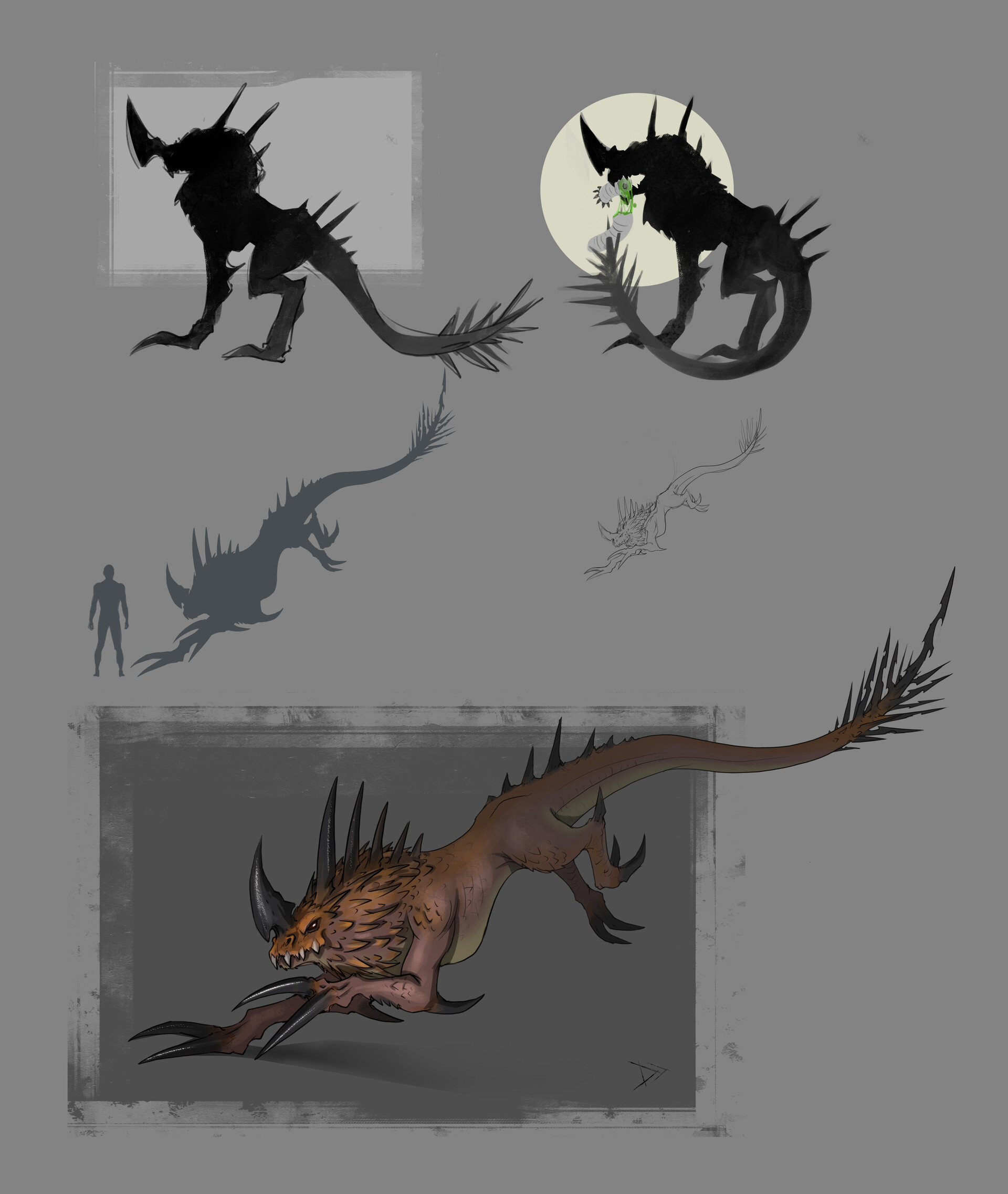 ArtStation - Bad land creatures