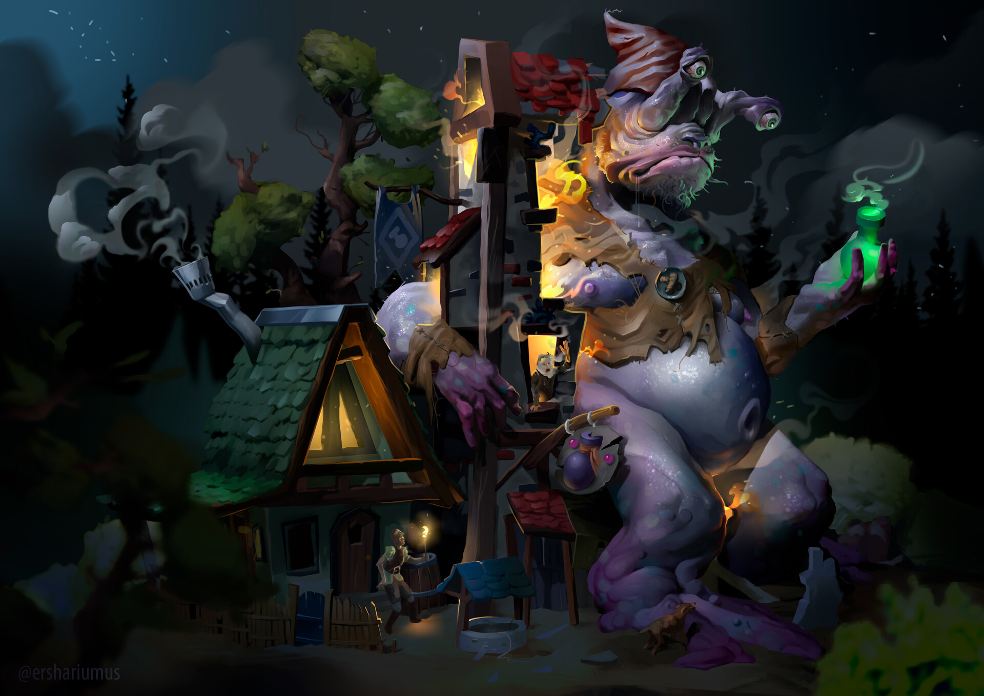 ArtStation - Stupid sorcerer