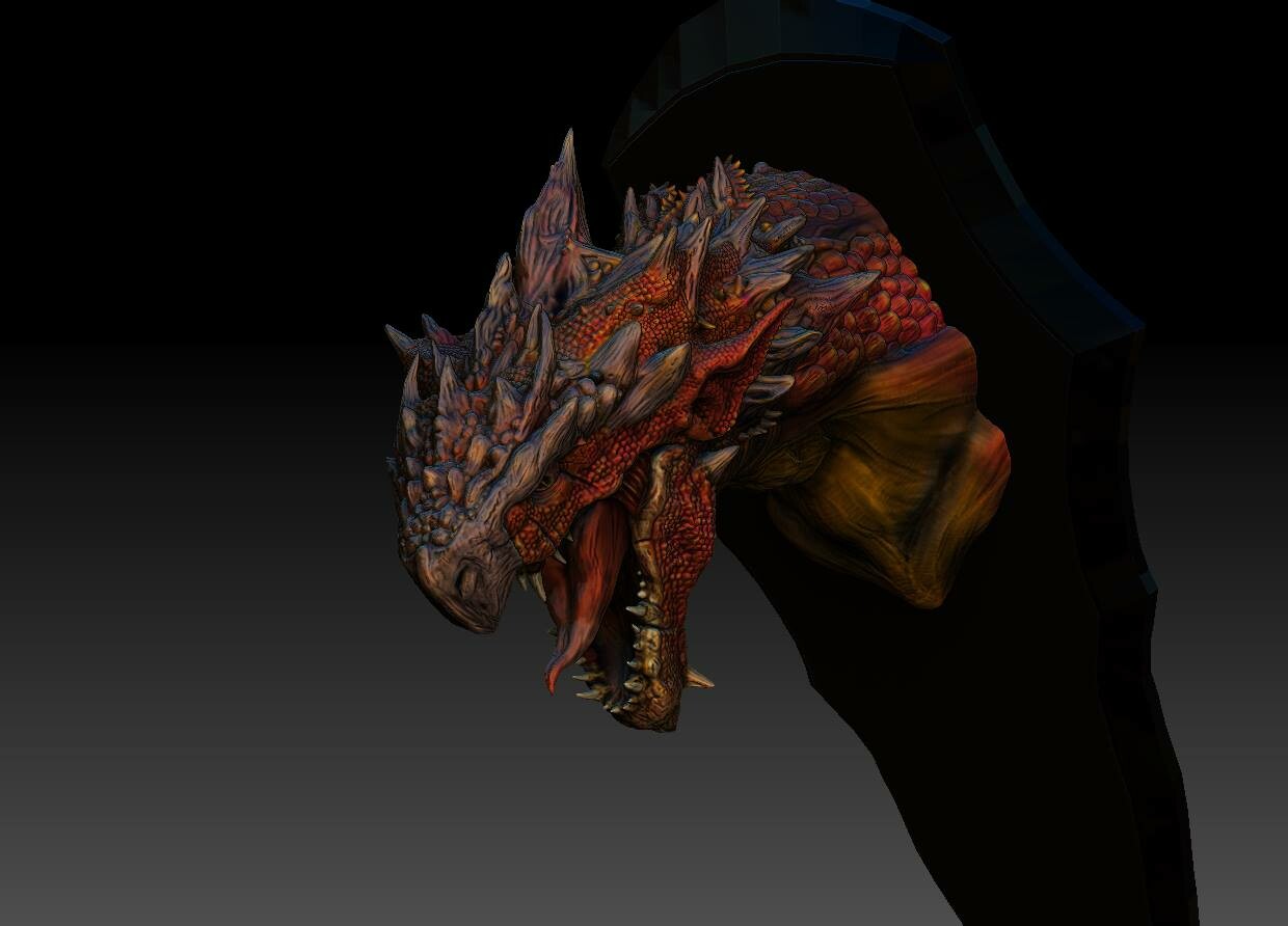ArtStation - Rathalos_Head