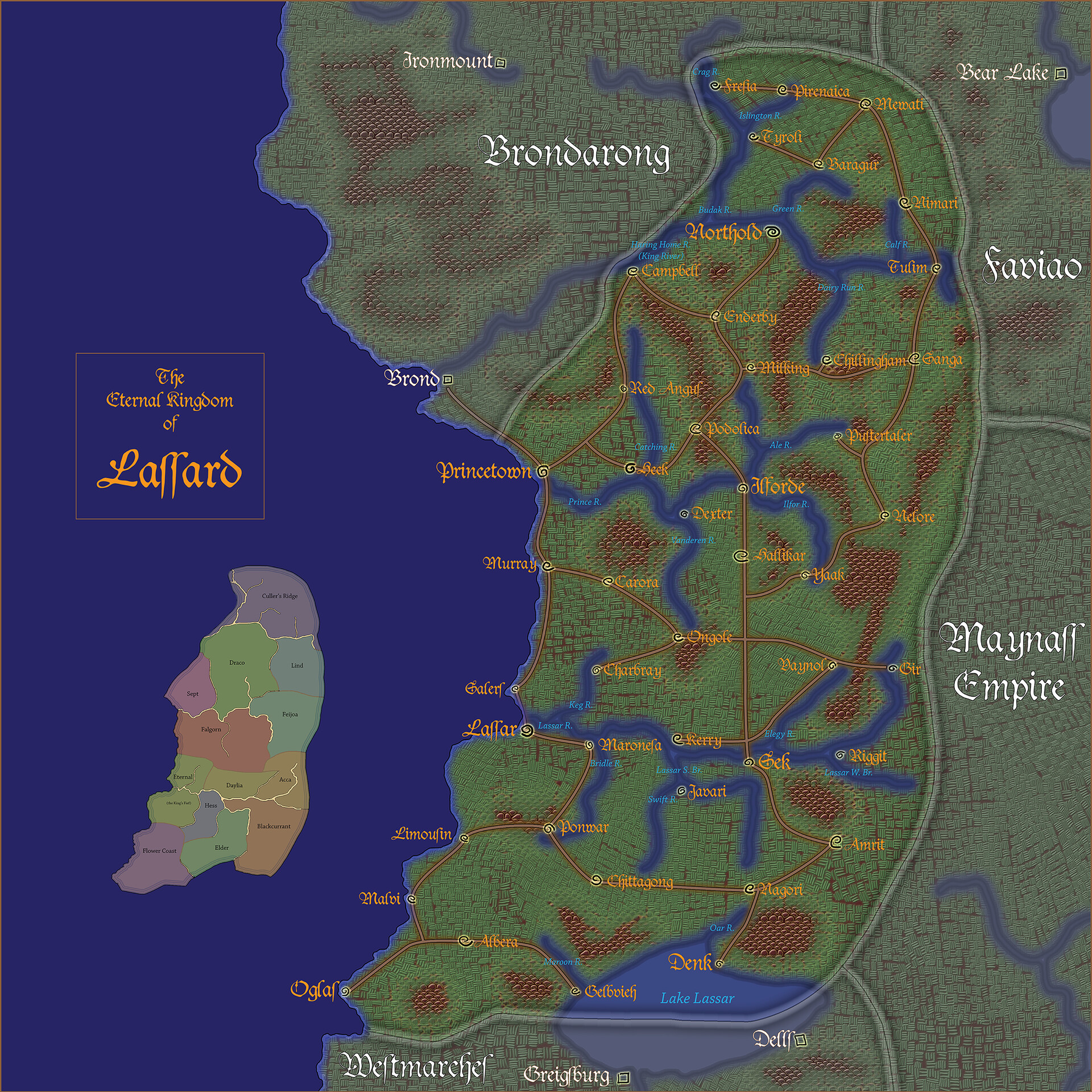 Phillip Foley - World and National Maps - Fantasy