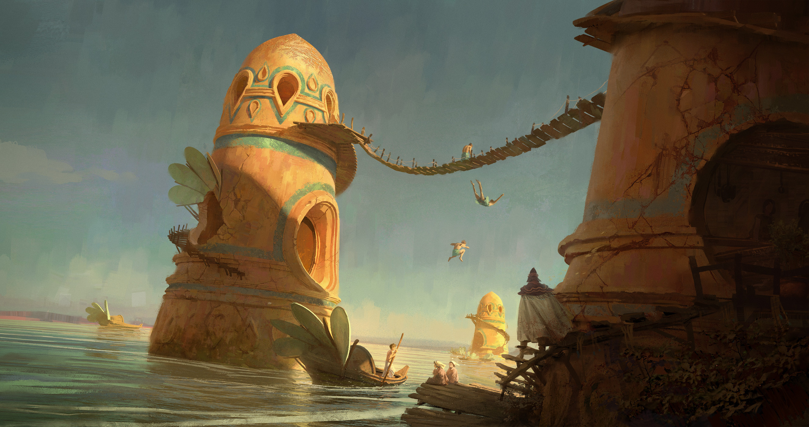 Lighthouse on Hanon Rock by Amarynceus : ImaginaryTowers