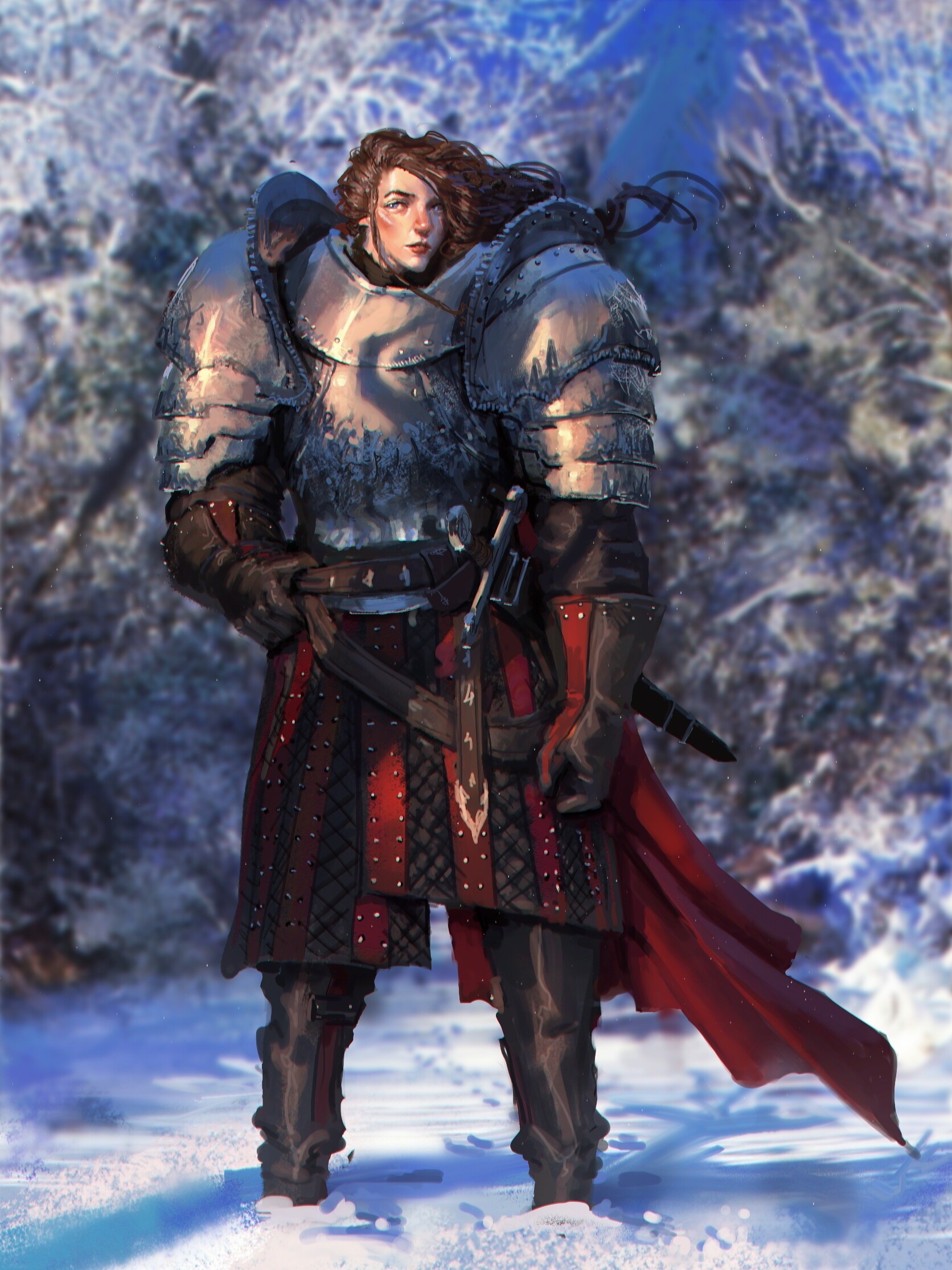 ArtStation - Winter guard character design, Hayden Tremblay