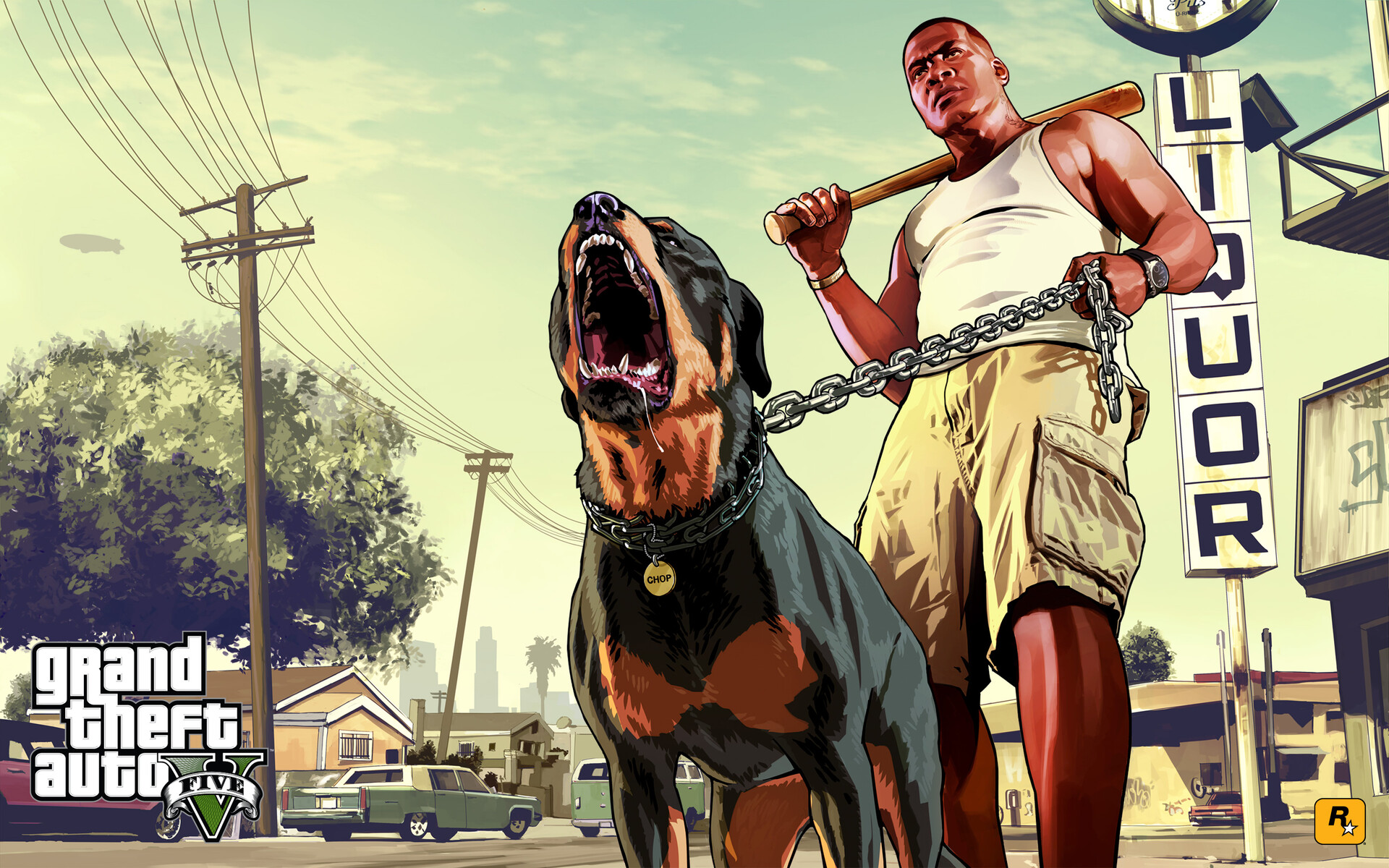ArtStation - Franklin & Chop The Dog GTA 5 Story Mode Artwork