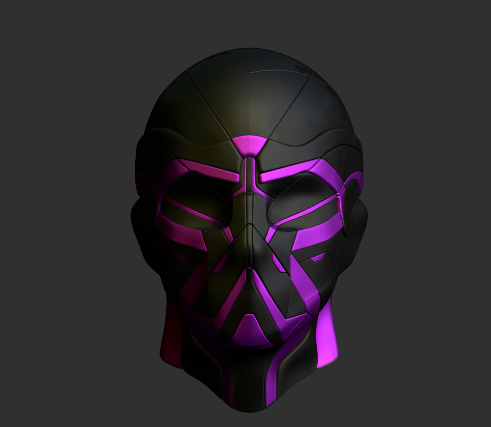 ArtStation - Cyborg Helmet