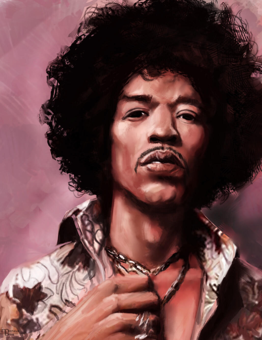 ArtStation - Jimi Hendrix (study)