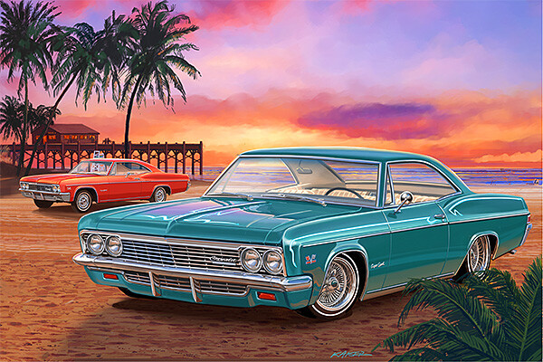 ArtStation - 1966 Chevy Impala SS lowrider
