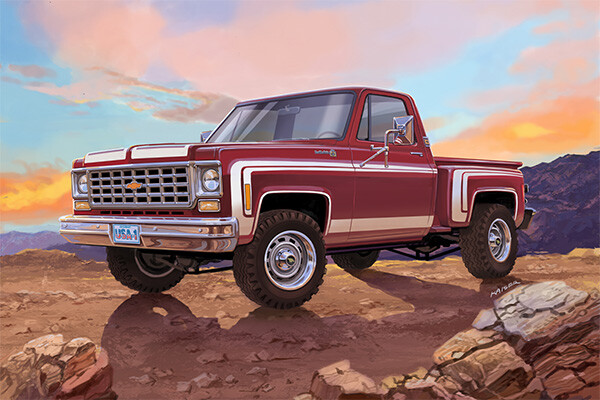 ArtStation - 1978 Chevy Stepside
