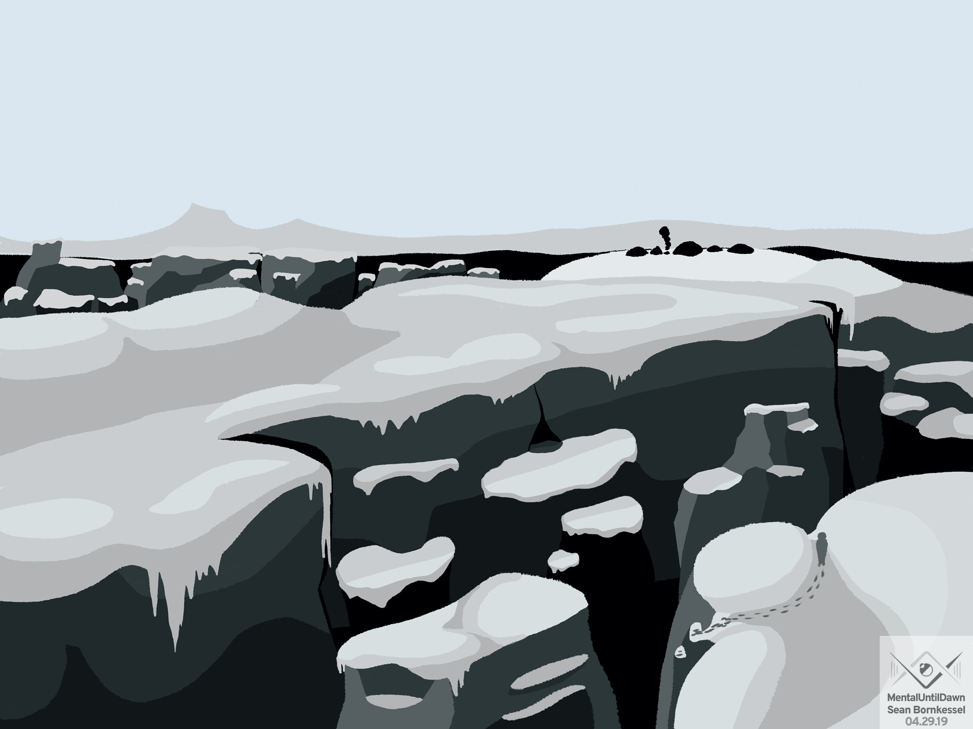 ArtStation - Icy Platforms | MentalUntilDawn