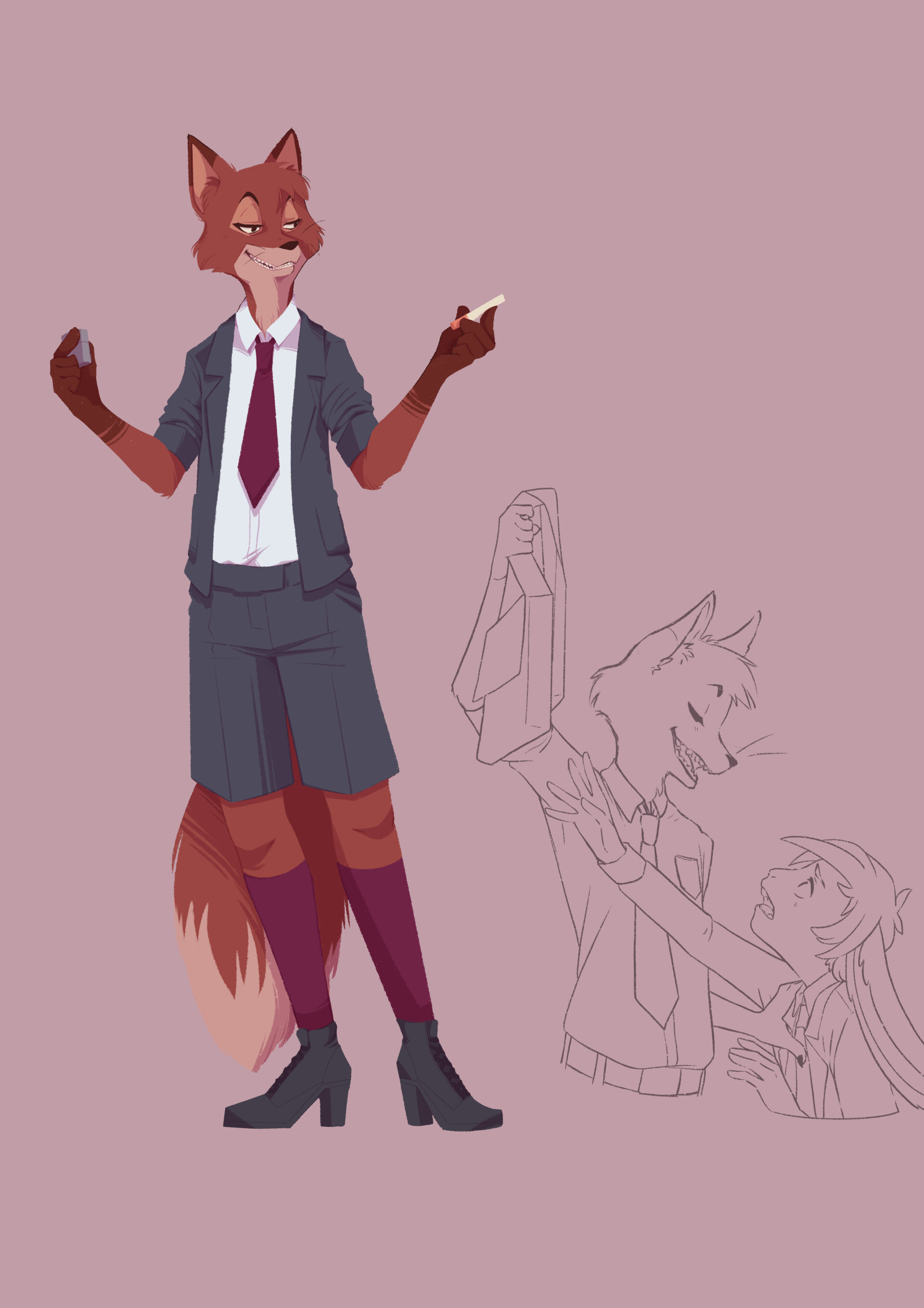 ArtStation - Thomas the Fox - First concept