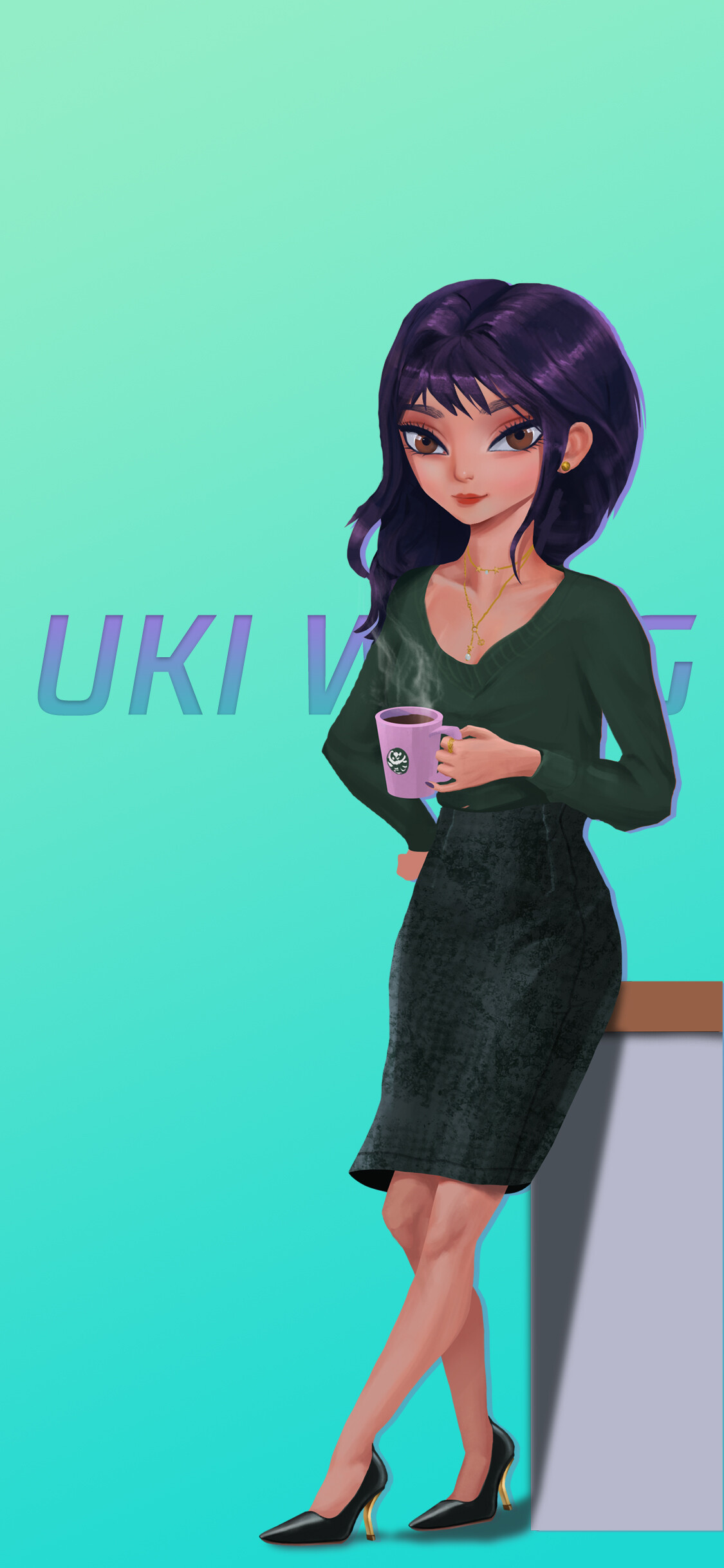 Emma Liang - 为同事们画屏保